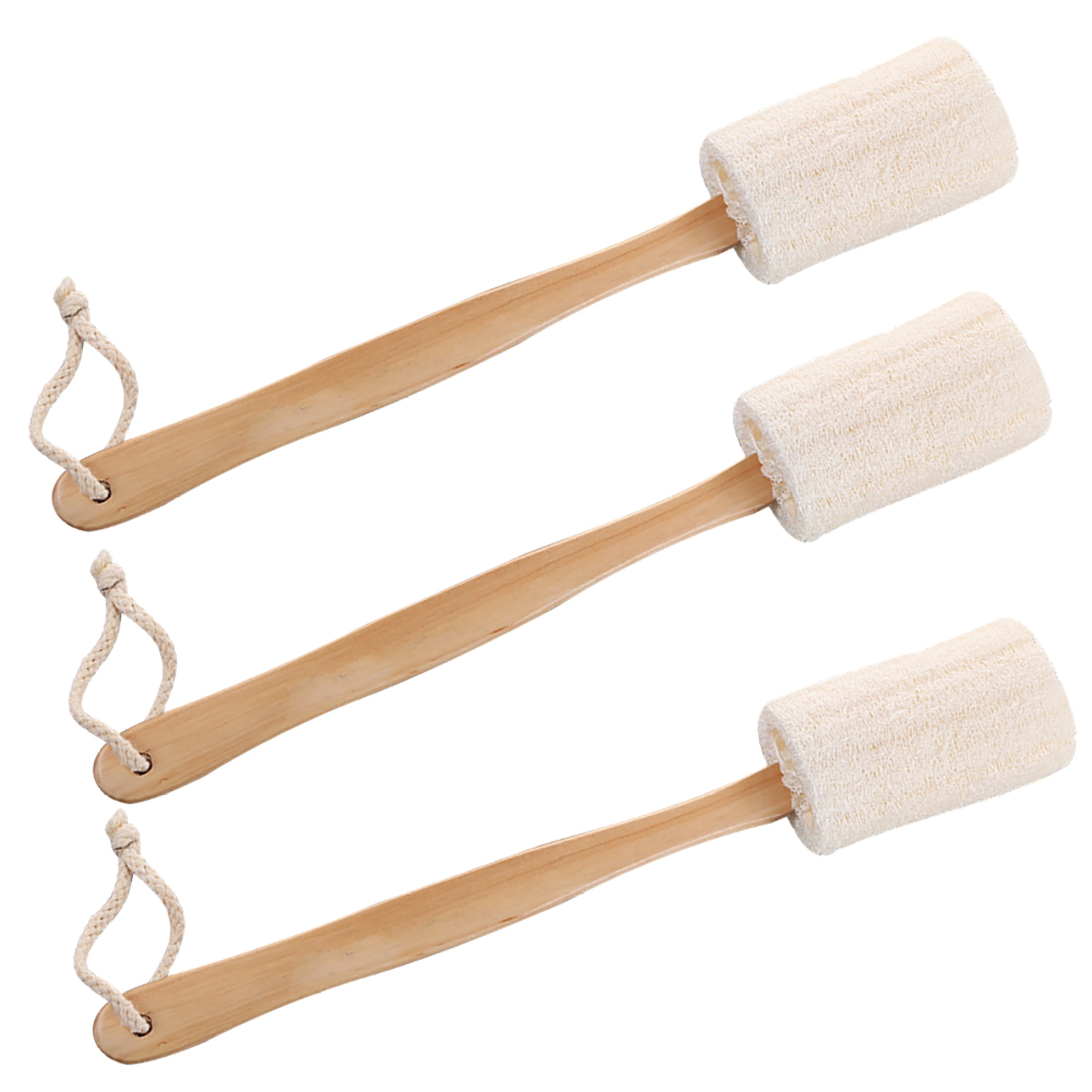 EUBUY 3pcs Loofah Body Scrubber Washing Cleaning Brush Exfoliating ...