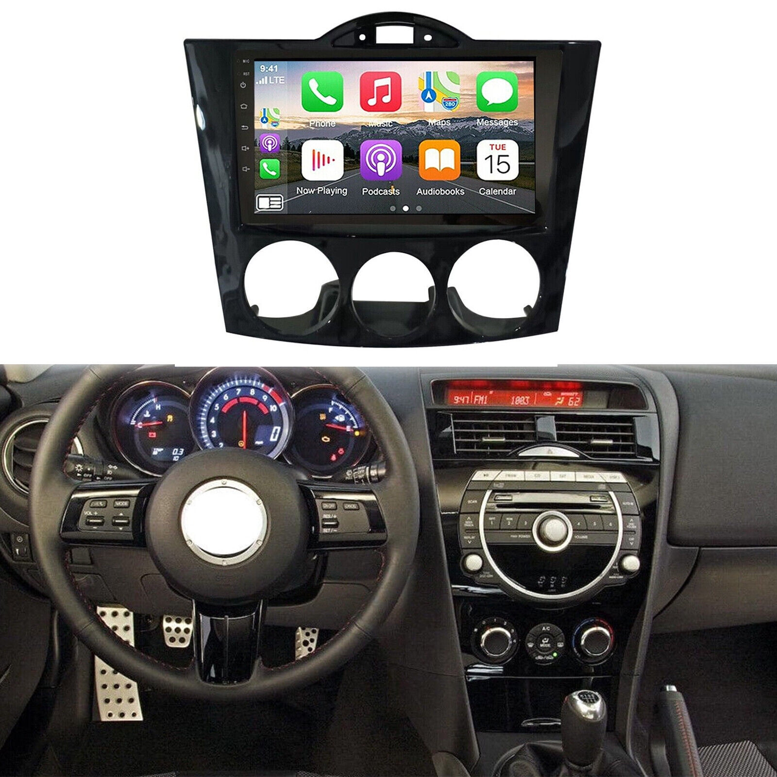 EUBUY Car Radio Stereo| Android 13 Car Radio Stereo Carplay GPS WIFI 2 ...