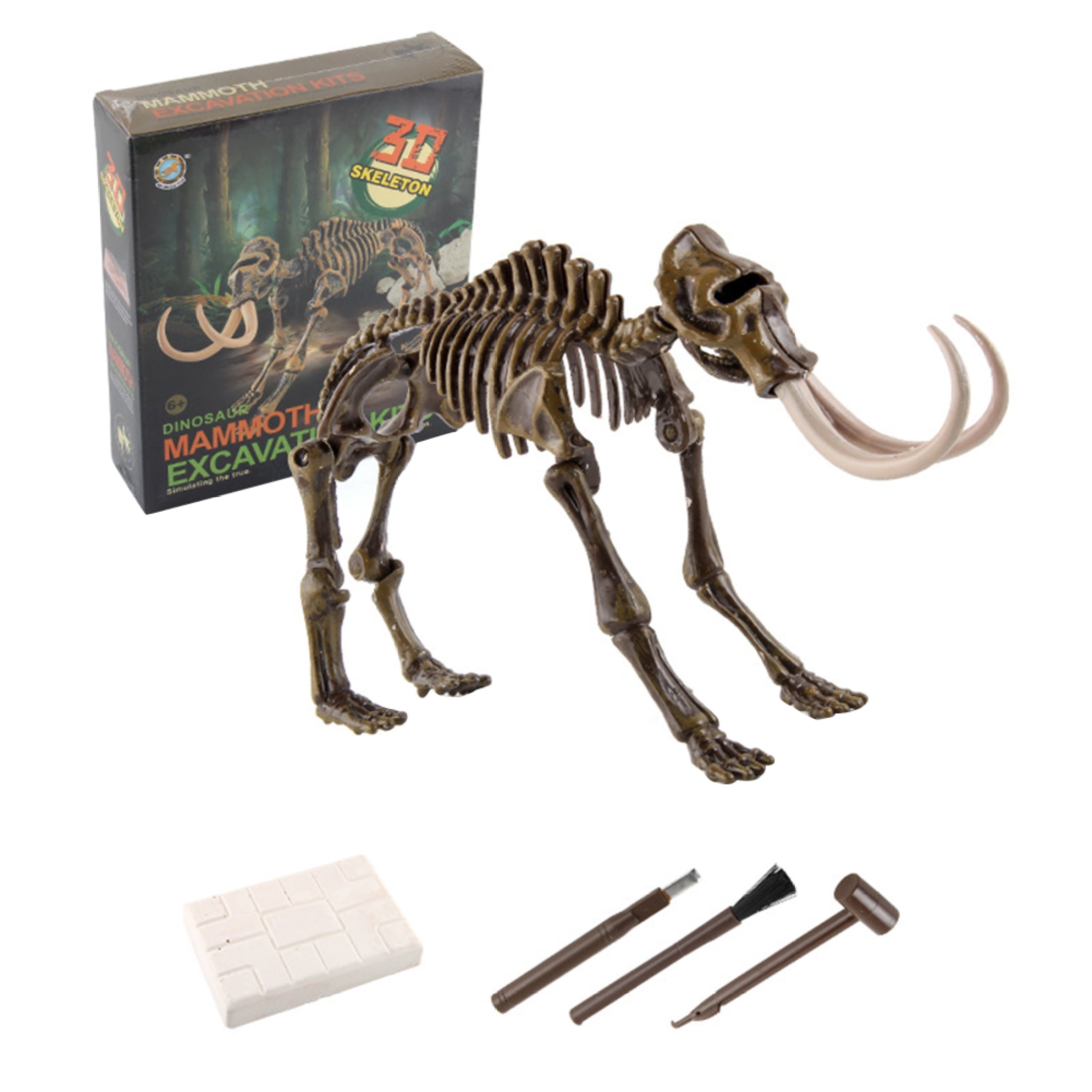 EUBUY Dinosaur Skeleton Assembled Toy Children DIY Assembled Simulation ...