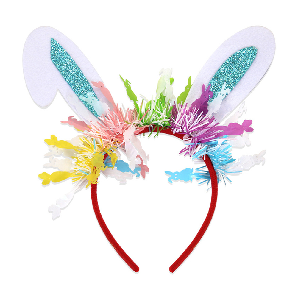 EUBUY Easter Bunny Ear Headband Easter Party Accessories Easter Rabbit ...