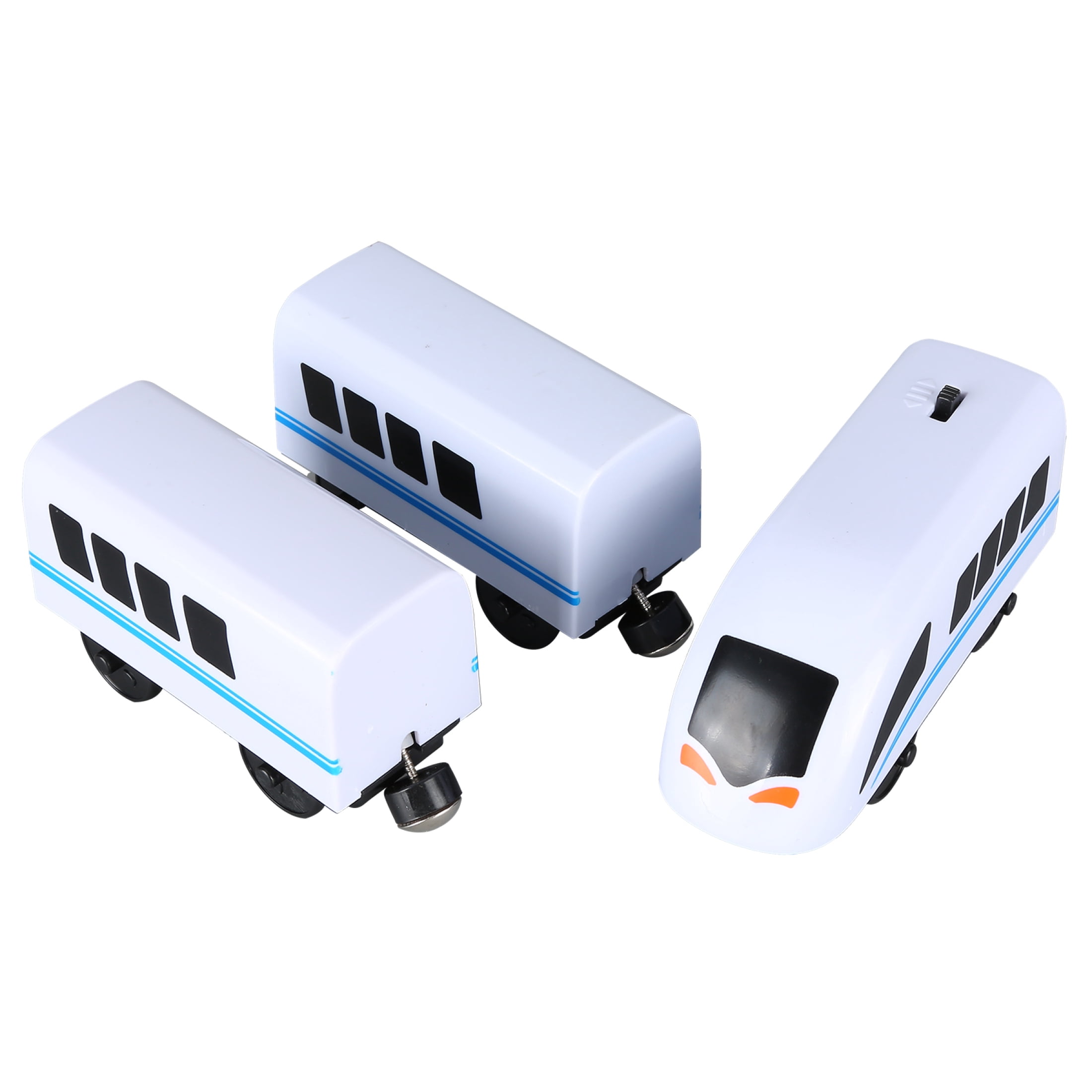EUBUY Electric Train Toy Battery Powered Magnetic Train Compatible ...