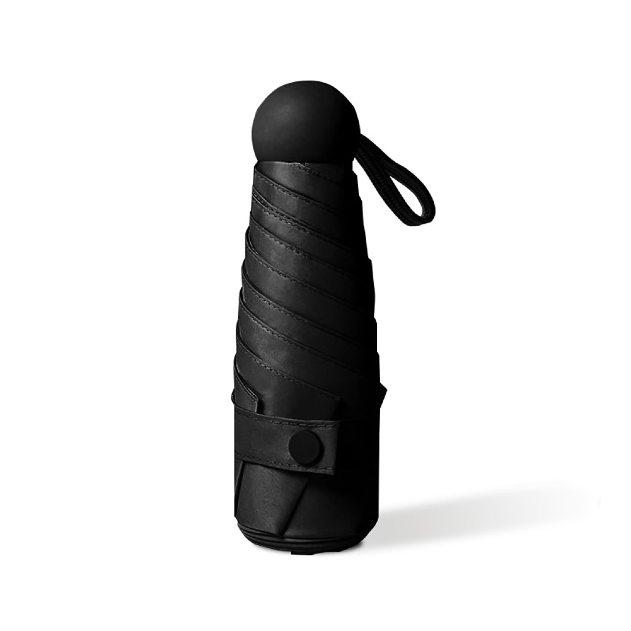 EUBUY Hand Operated Umbrella Small Pocket Capsule Barometer Outdoor Folding Umbrella for Sun and ...