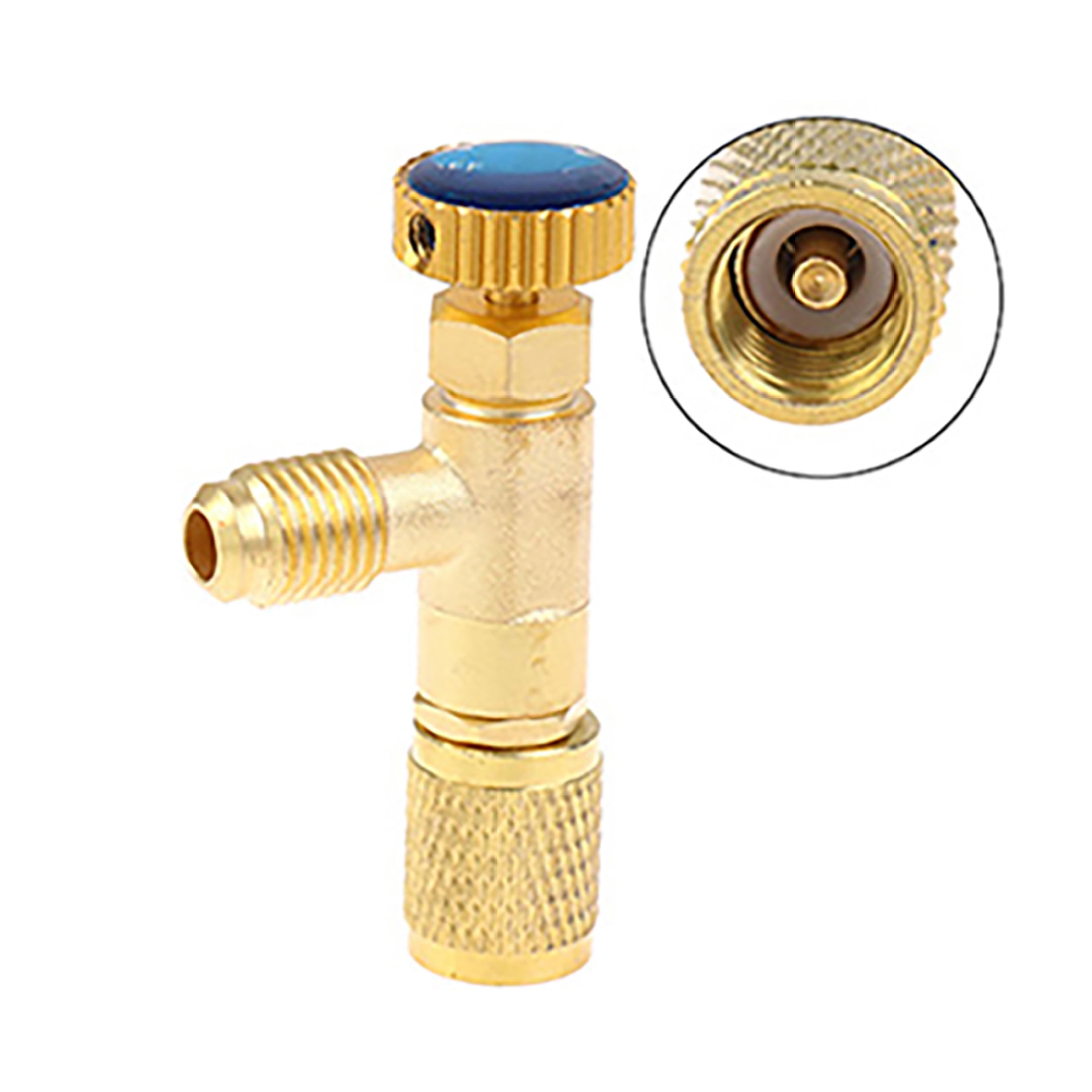 EUBUY Refrigerant Charging Valve Adapter Flow Control Ball Valve for ...