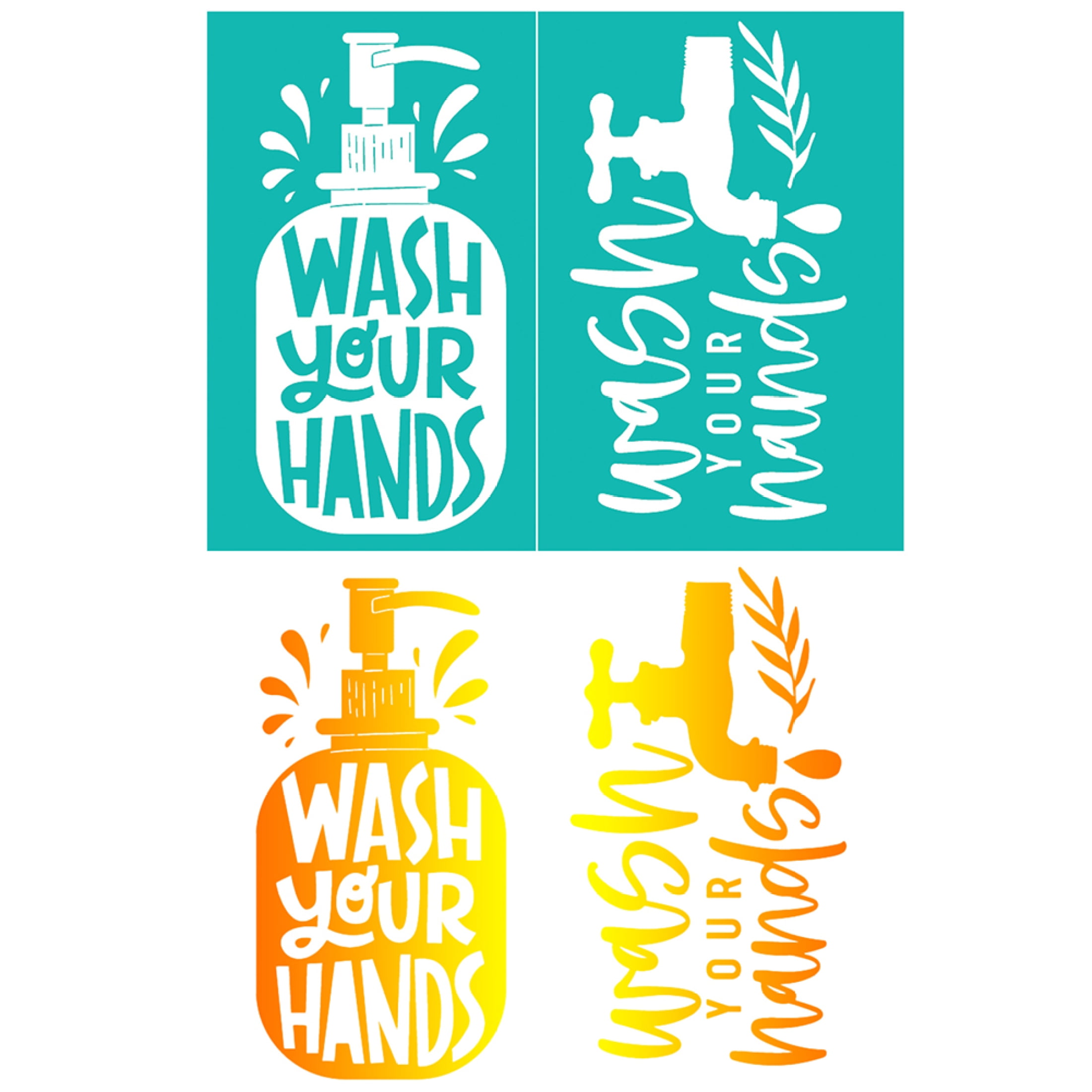 EUBUY Screen Printing Template Diy Adhesive Can Reused Polymer Clay ...