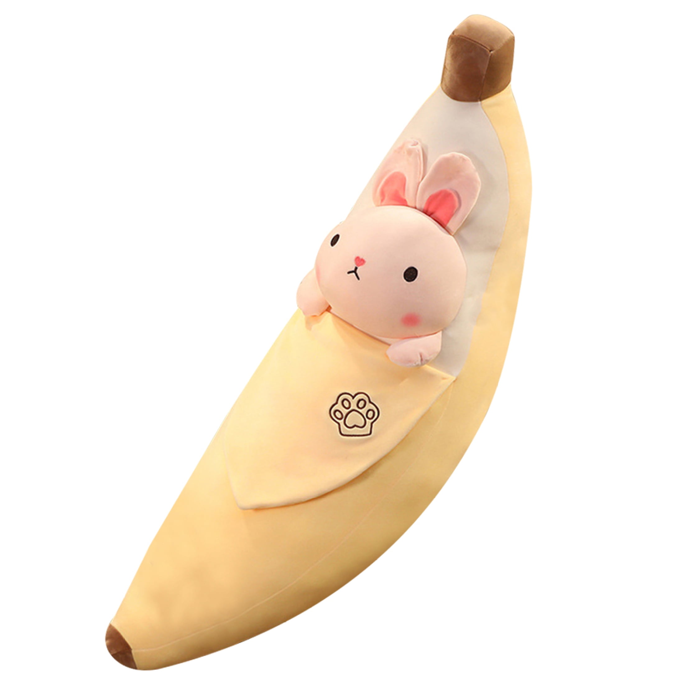 EUBUY Soft Banana Plush Toy Cute Plush Cushion Stuffed Fruit Plush ...