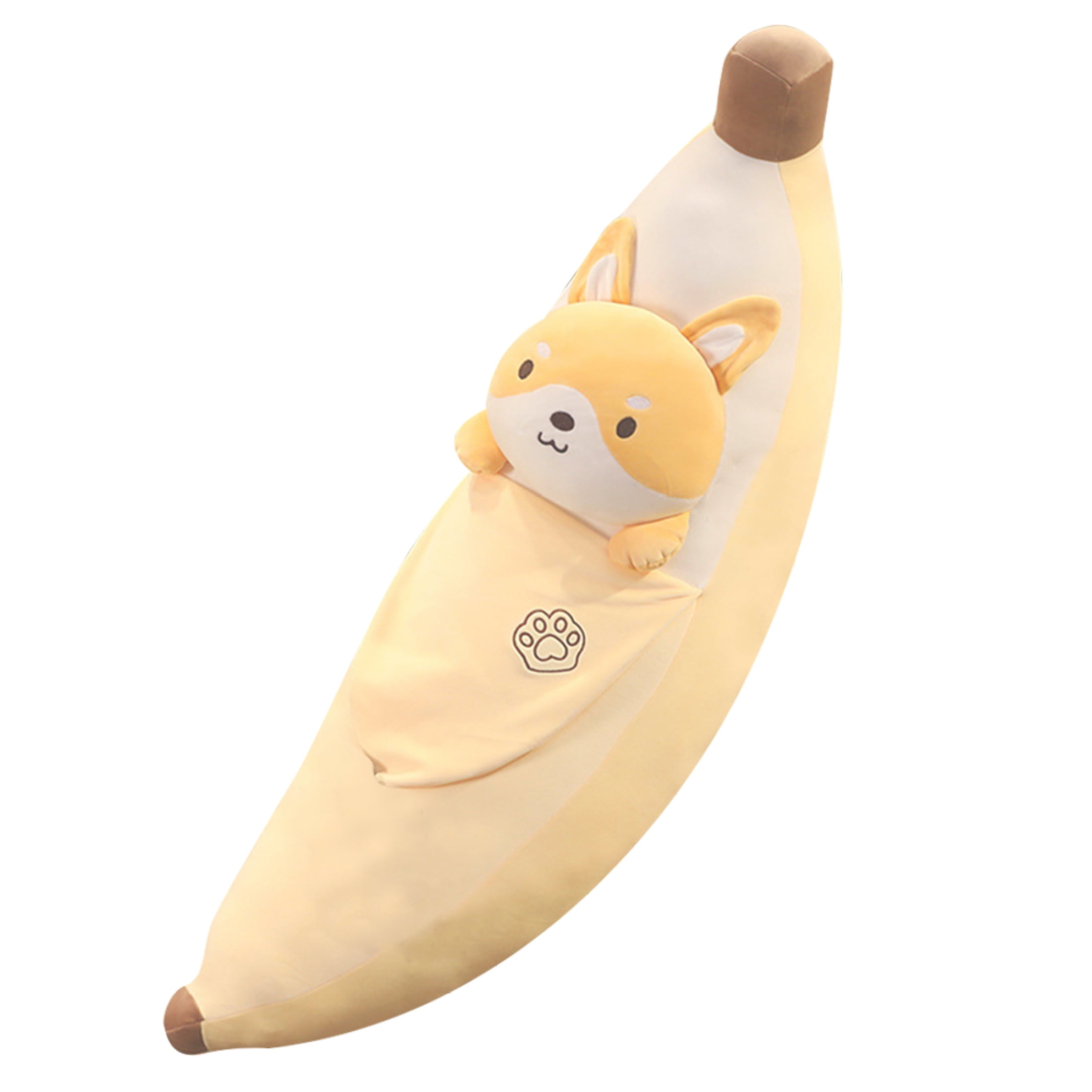 EUBUY Soft Banana Plush Toy Cute Plush Cushion Stuffed Fruit Plush ...