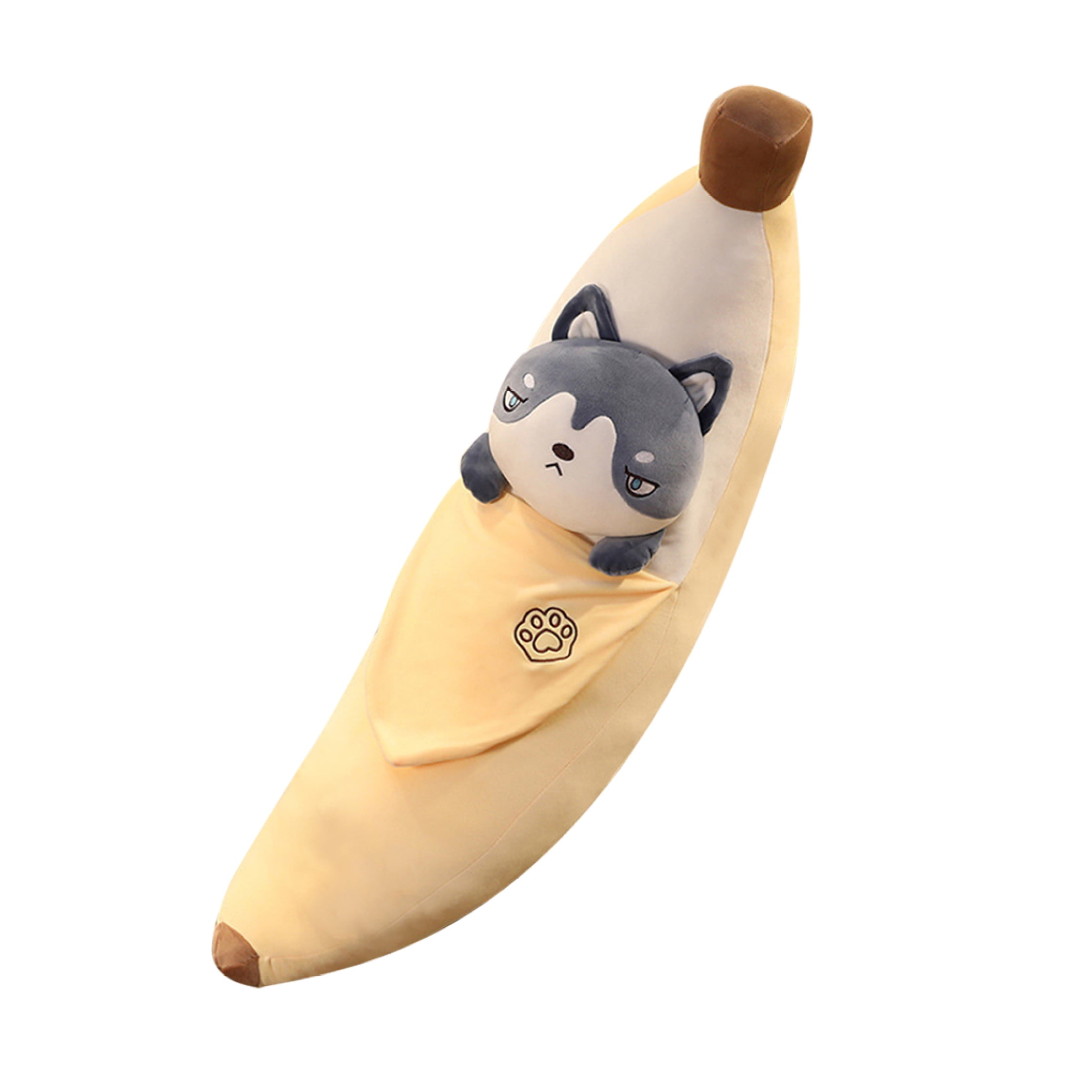 EUBUY Soft Banana Plush Toy Cute Plush Cushion Stuffed Fruit Plush ...