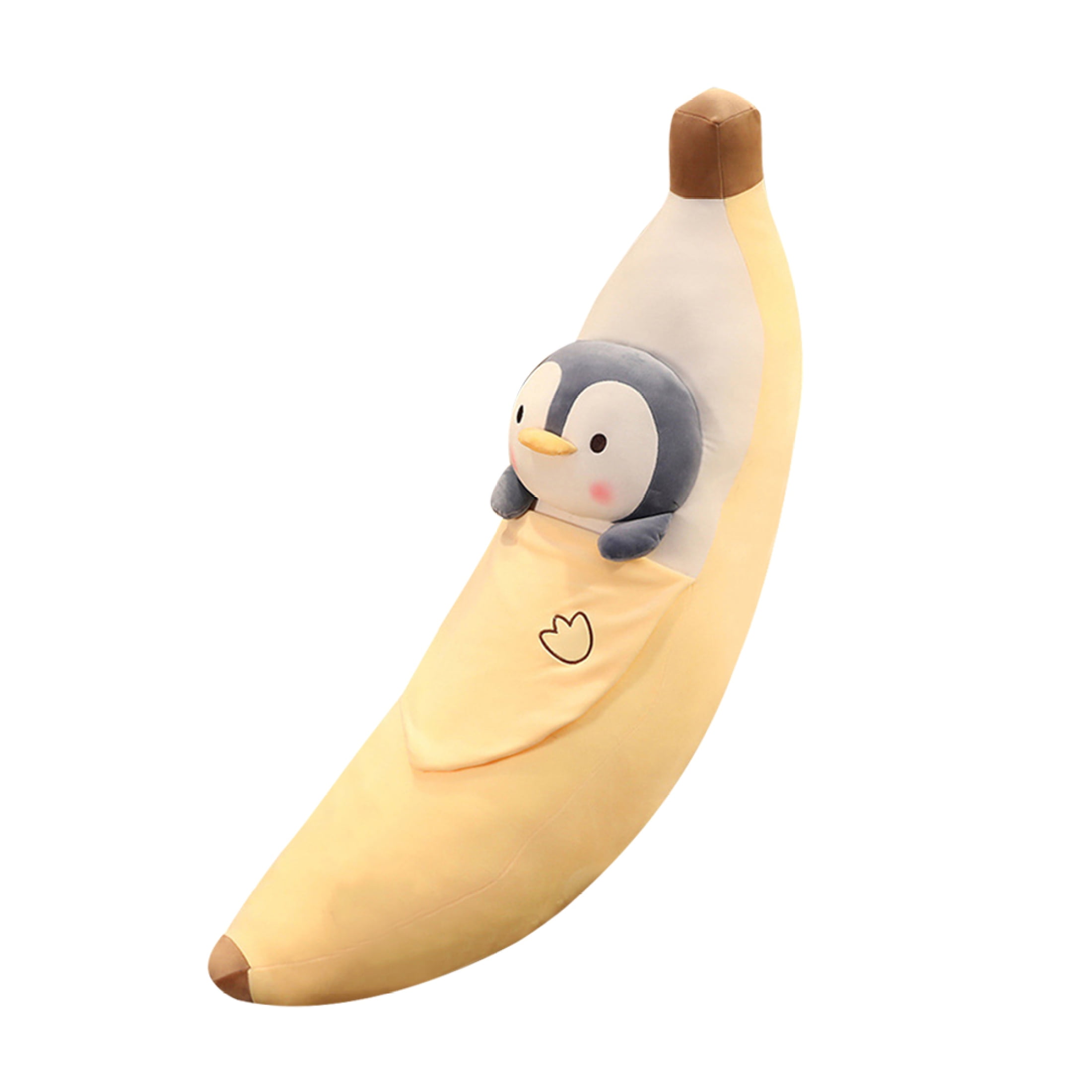 EUBUY Soft Banana Plush Toy Cute Plush Cushion Stuffed Fruit Plush ...