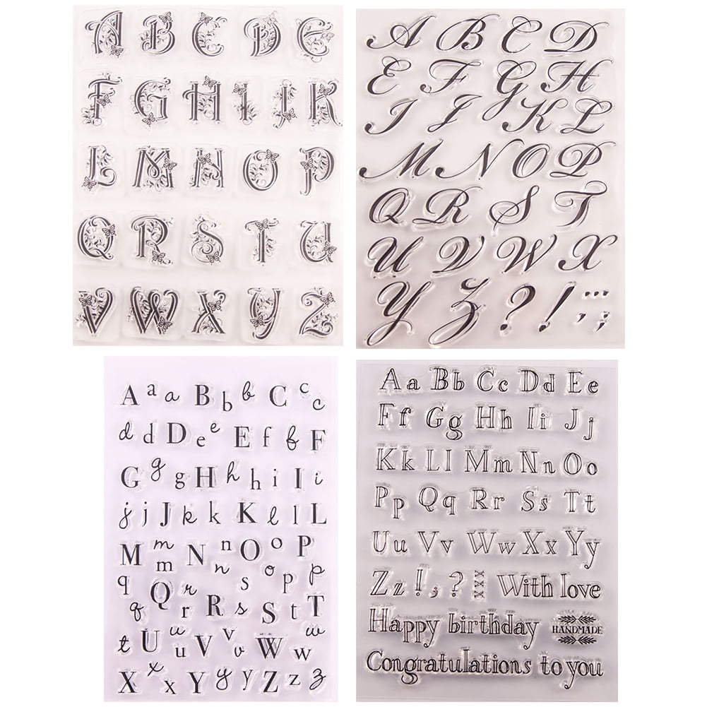 EUBUY Transparent Stamp DIY Paper Card Craft Art Handmade Decorative ...