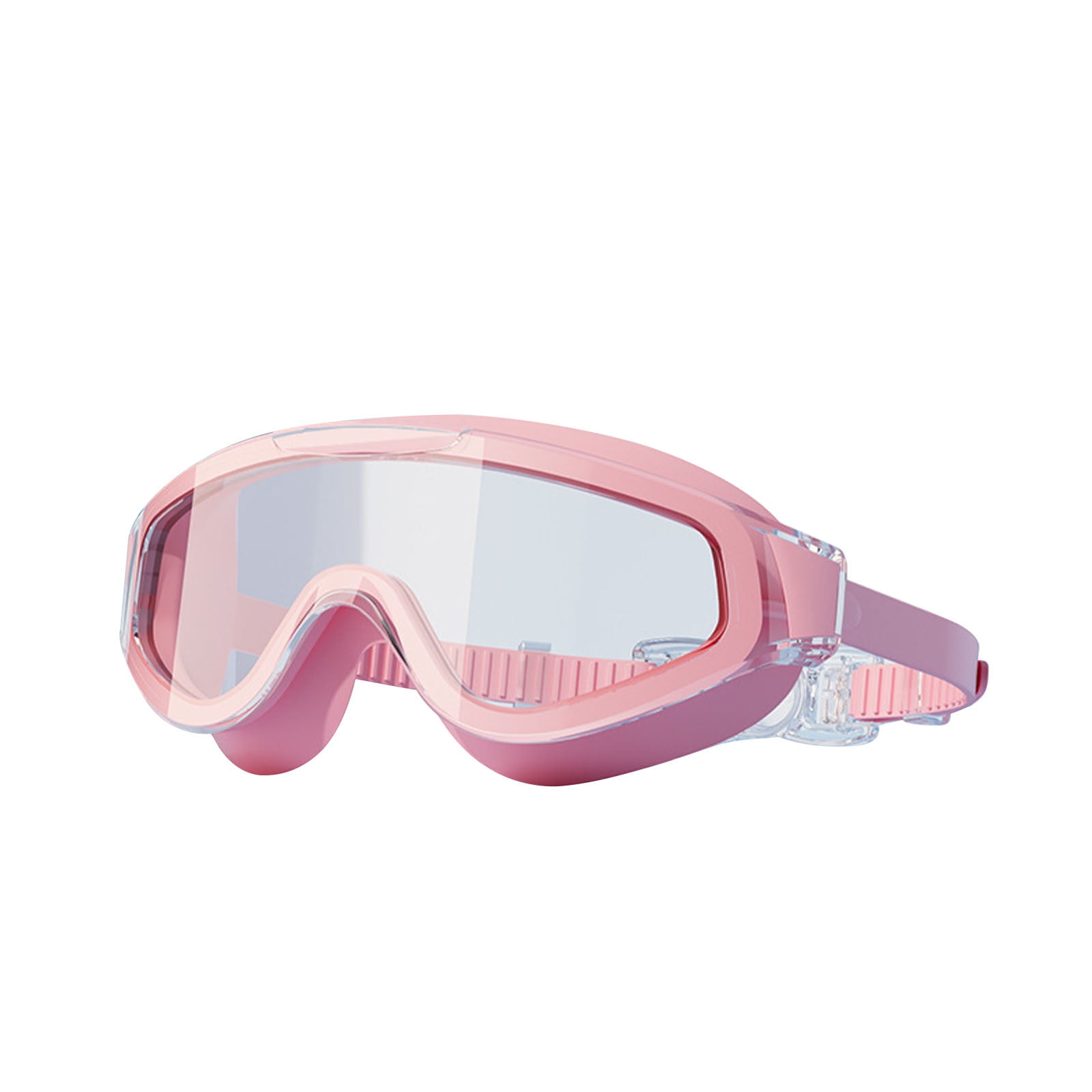 EUDIDV Adjustable Swim Goggles,Large Frame Swimming Goggles Gradient ...