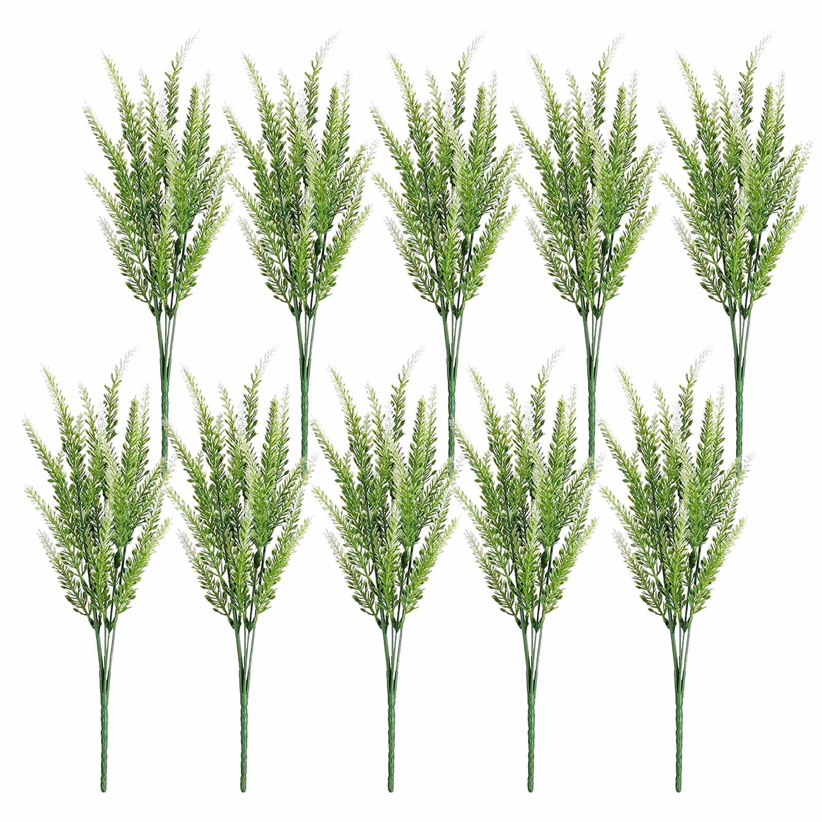 EUDIDV Artificial Flowers 10Pcs Artificial Plastic Flowers Plants Faux ...