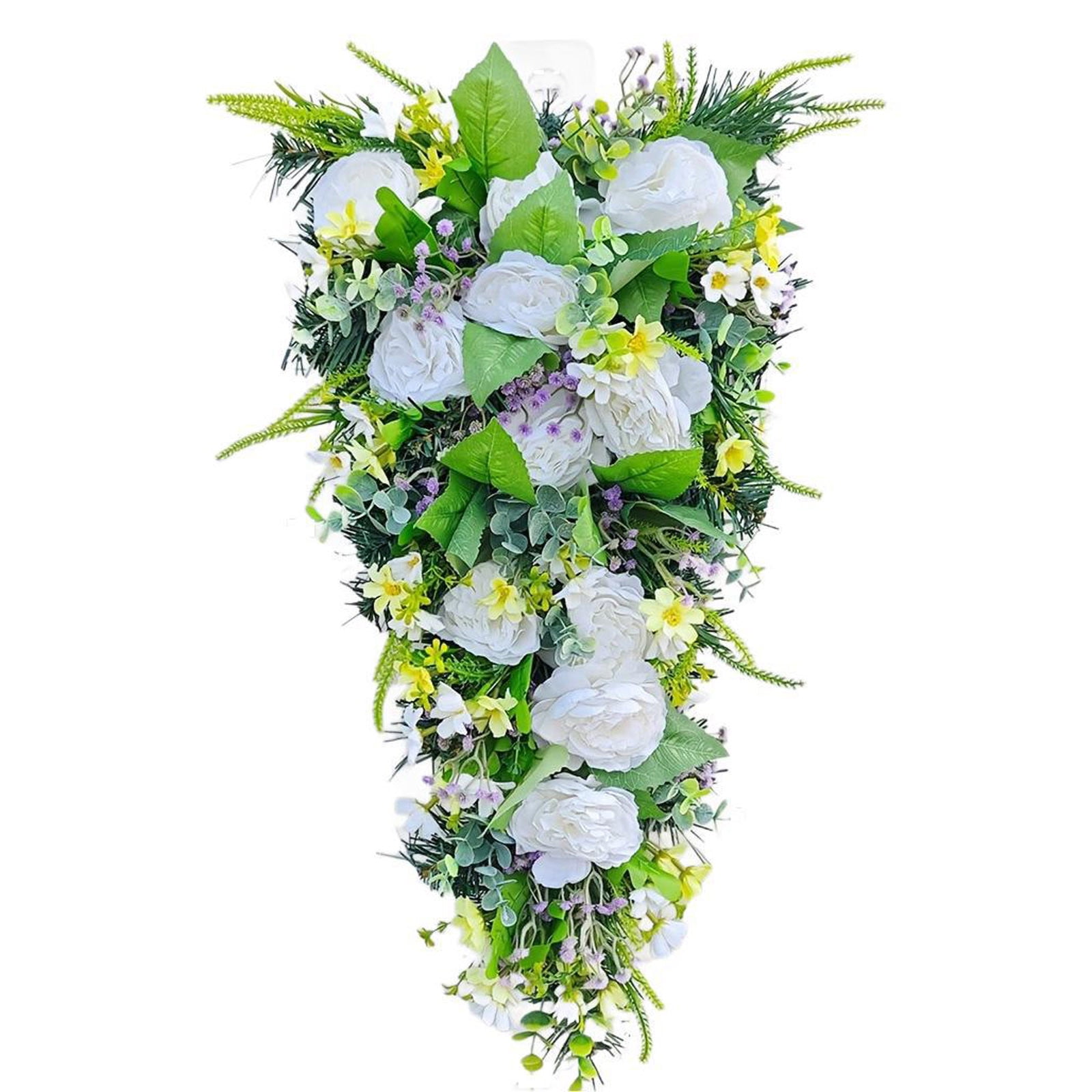 EUDIDV Artificial Flowers Flower Garlands Door Decorations Hanging ...