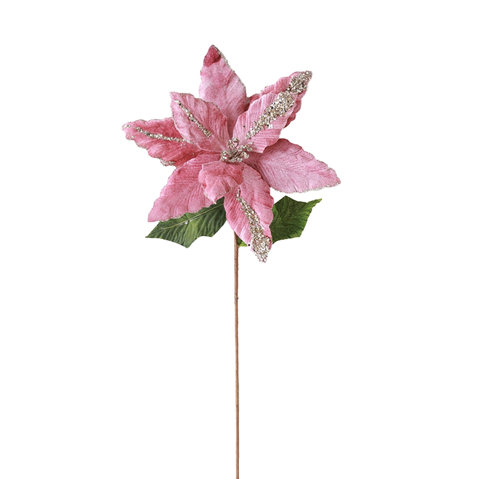 EUDIDV Artificial Flowers Large Christmas Flower Artificial Flower With ...