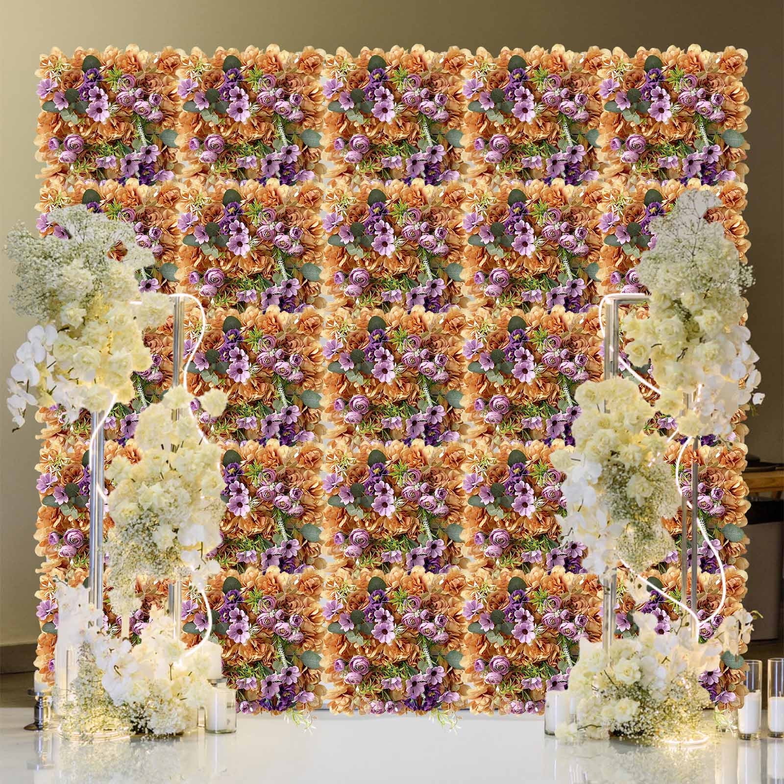 EUDIDV Artificial Flowers Wedding Venue Flower Arrangement Simulation ...