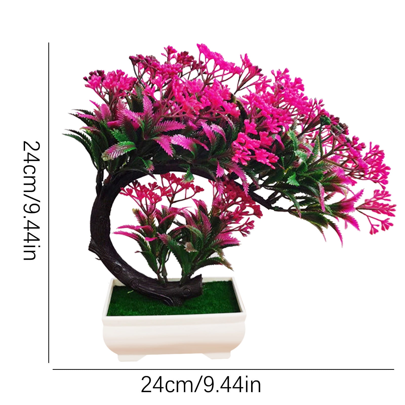 EUDIDV Artificial Plants; Simulated Welcome Potted Plants, Plastic ...