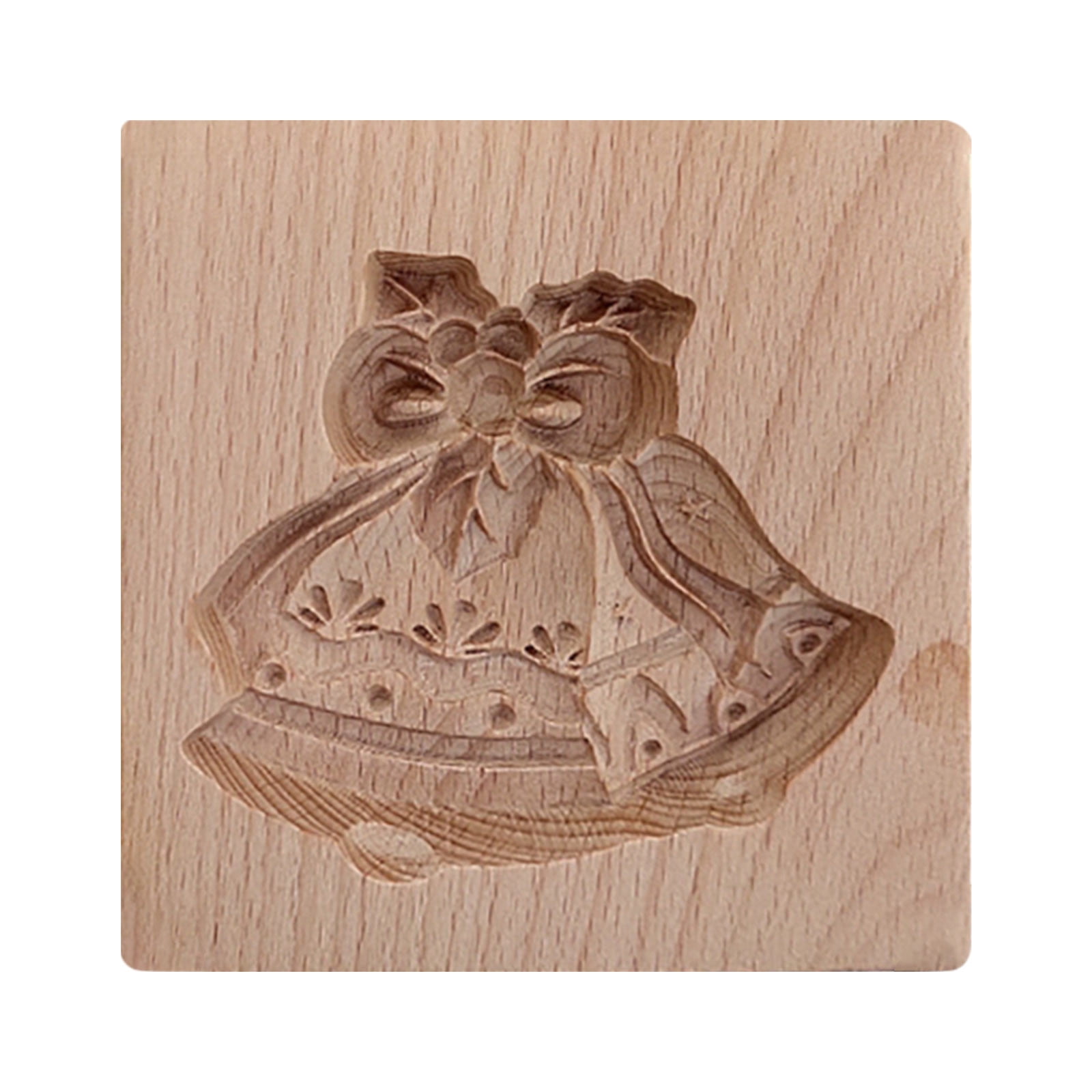 EUDIDV Baking Biscuit Molds Novel Carved Model Cutter Wooden ...