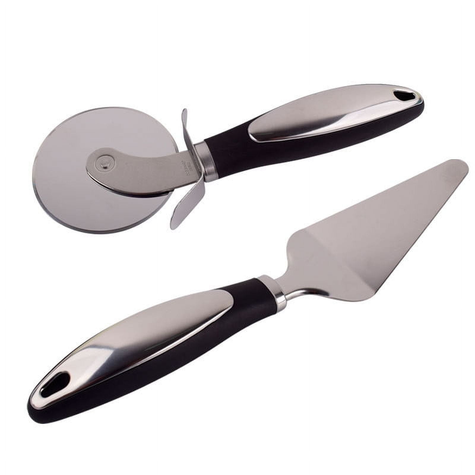 EUDIDV Cake Cutter Slicer Pie Spatula Roller Pizza Knife Spatula Two ...