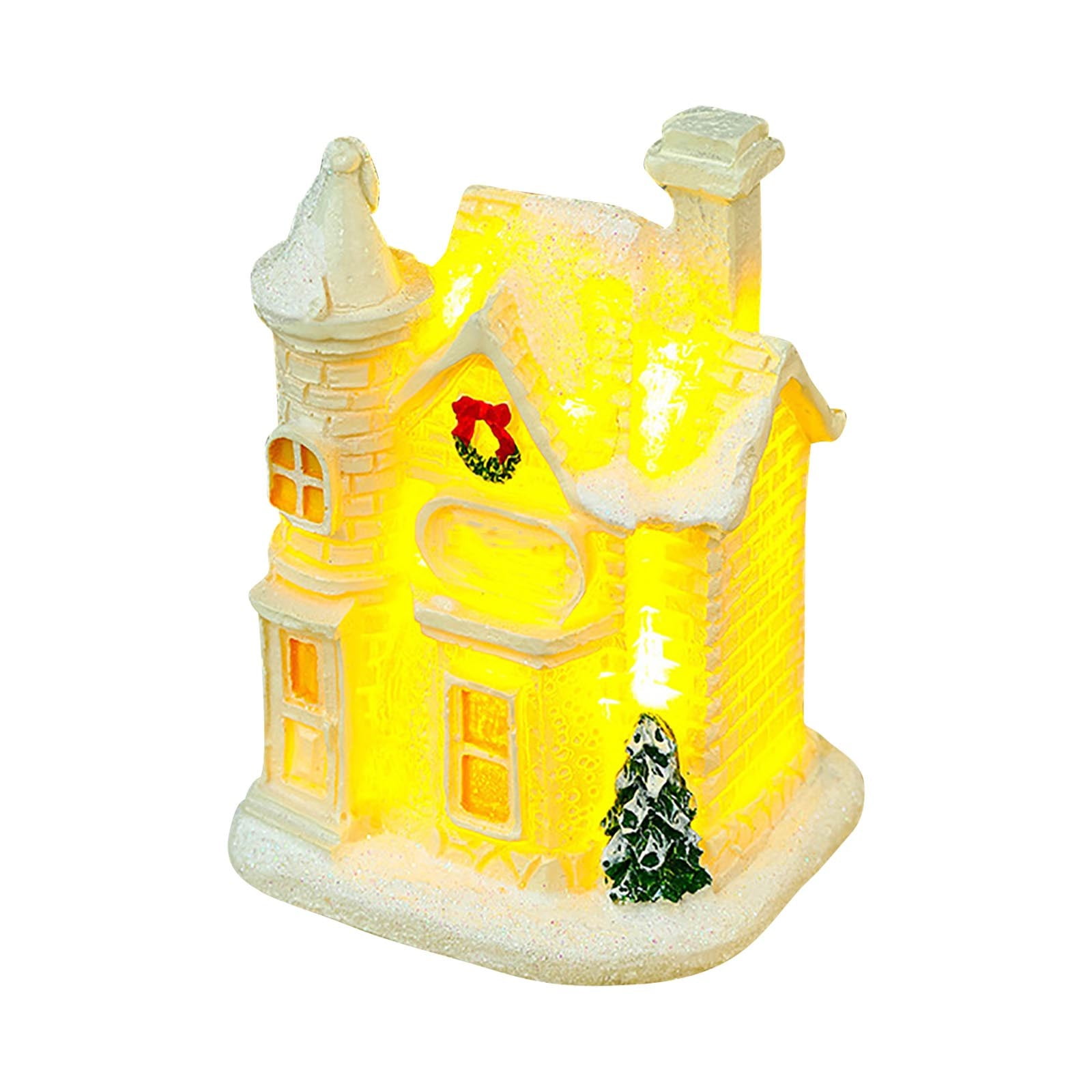 EUDIDV Christmas Decorations House Decorations Christmas Winter Village ...