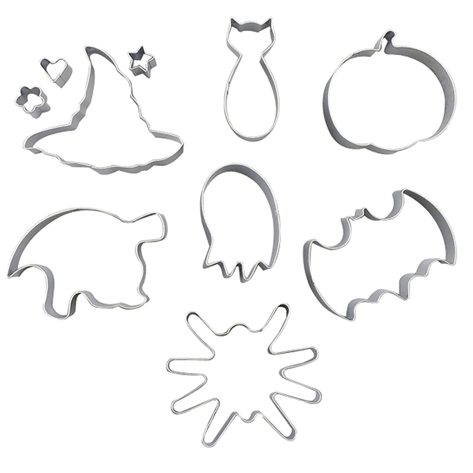 EUDIDV Creepy Halloween Props 10PCS/set Stainless Steel Molds For ...