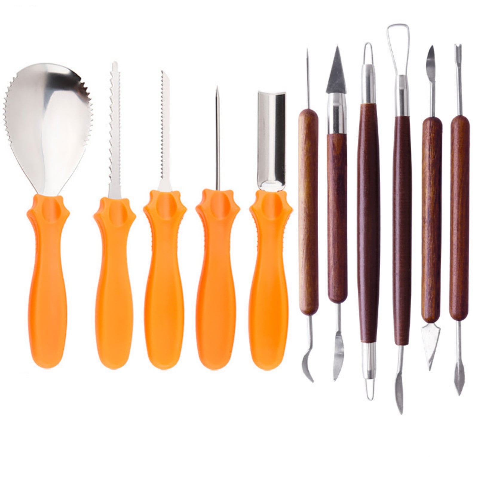 EUDIDV Creepy Halloween Props 11Pcs Fruit Vegetable Carving Knife ...