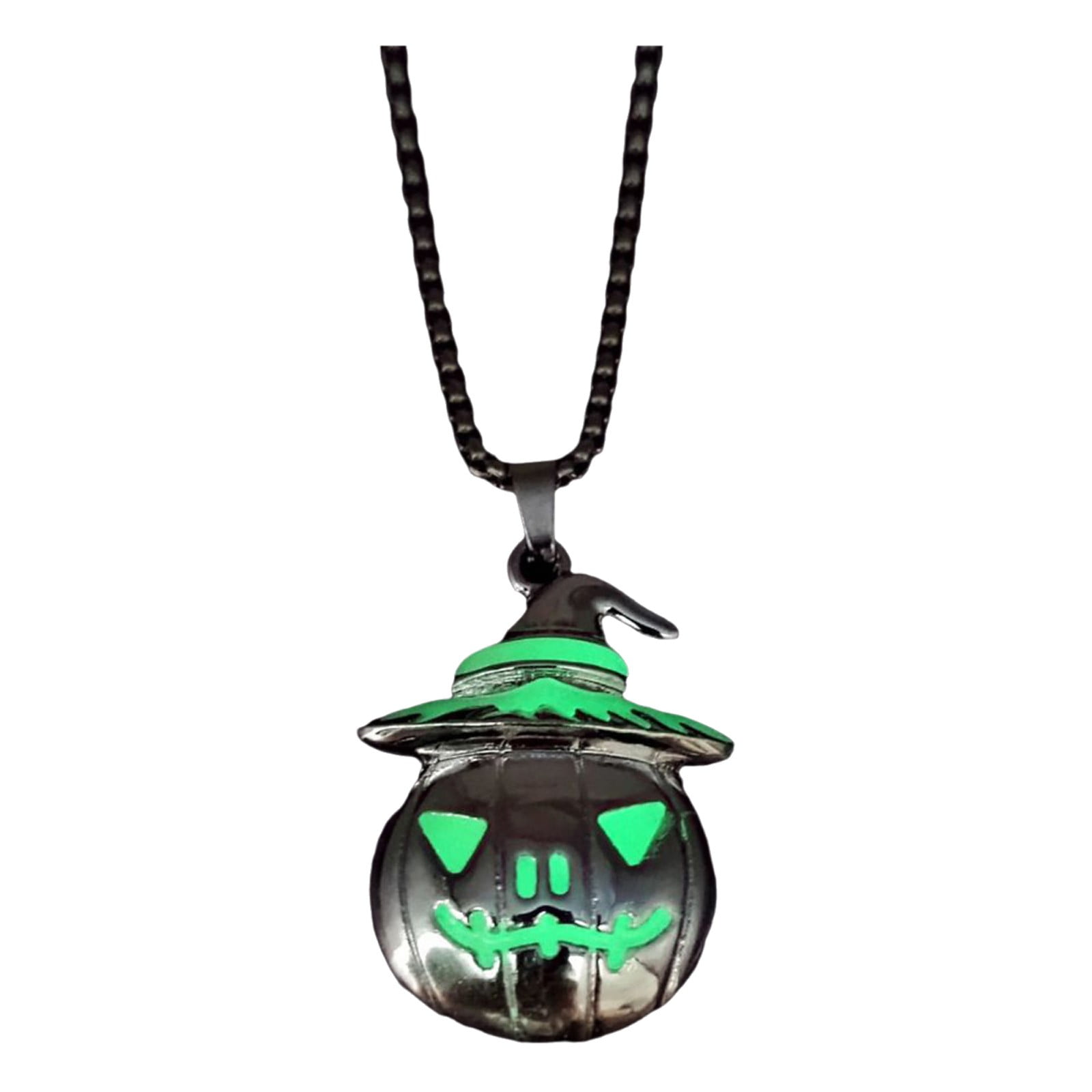 EUDIDV Creepy Props Halloween Accessory Necklace With Pumpkin Ghost ...