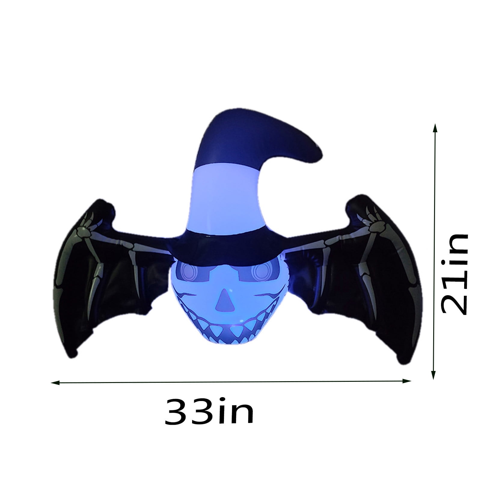 EUDIDV Creepy Props Halloween Inflatable Remote Control LED Lighting ...