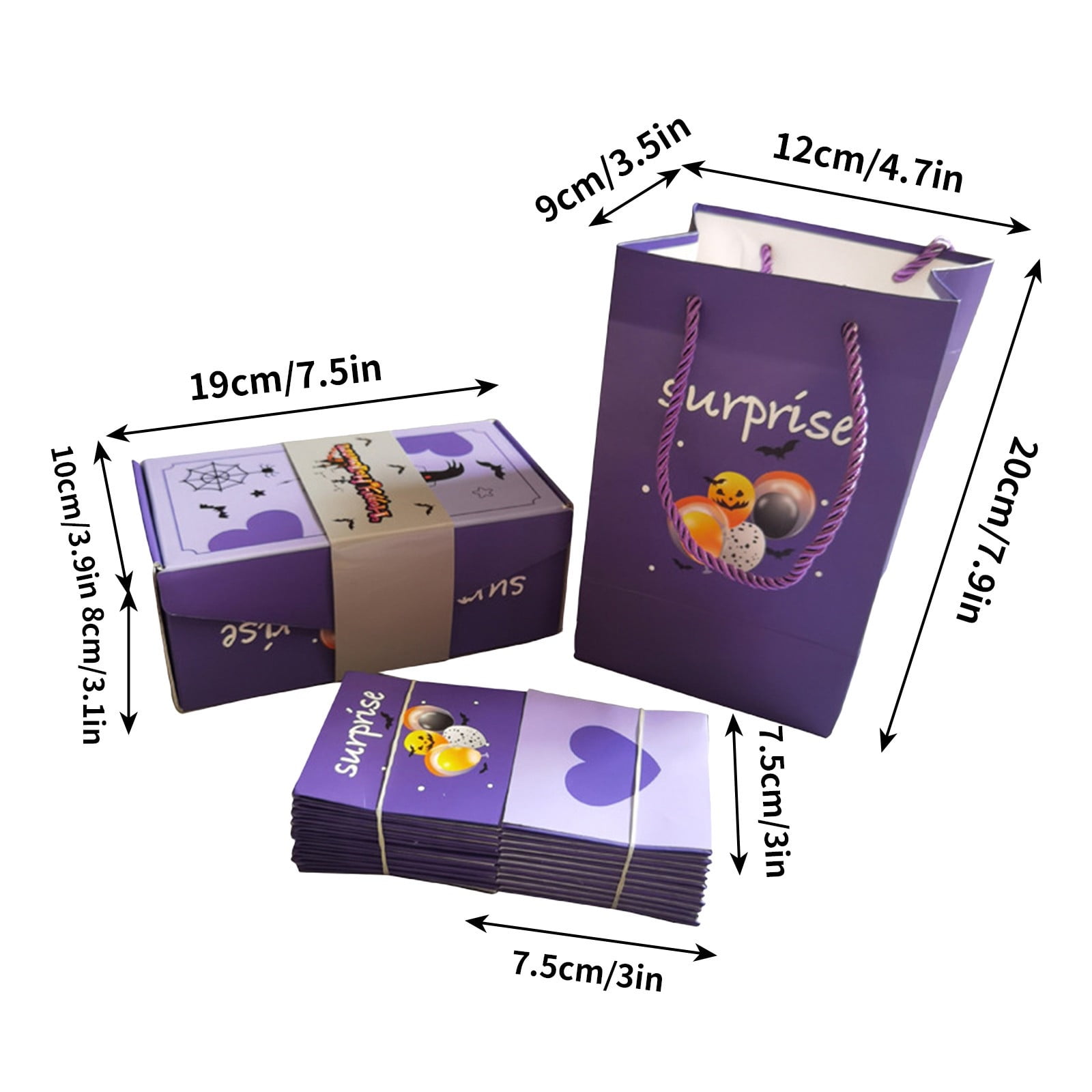 EUDIDV Creepy Props Halloween Surprise Box Gift Box Create Surprising ...