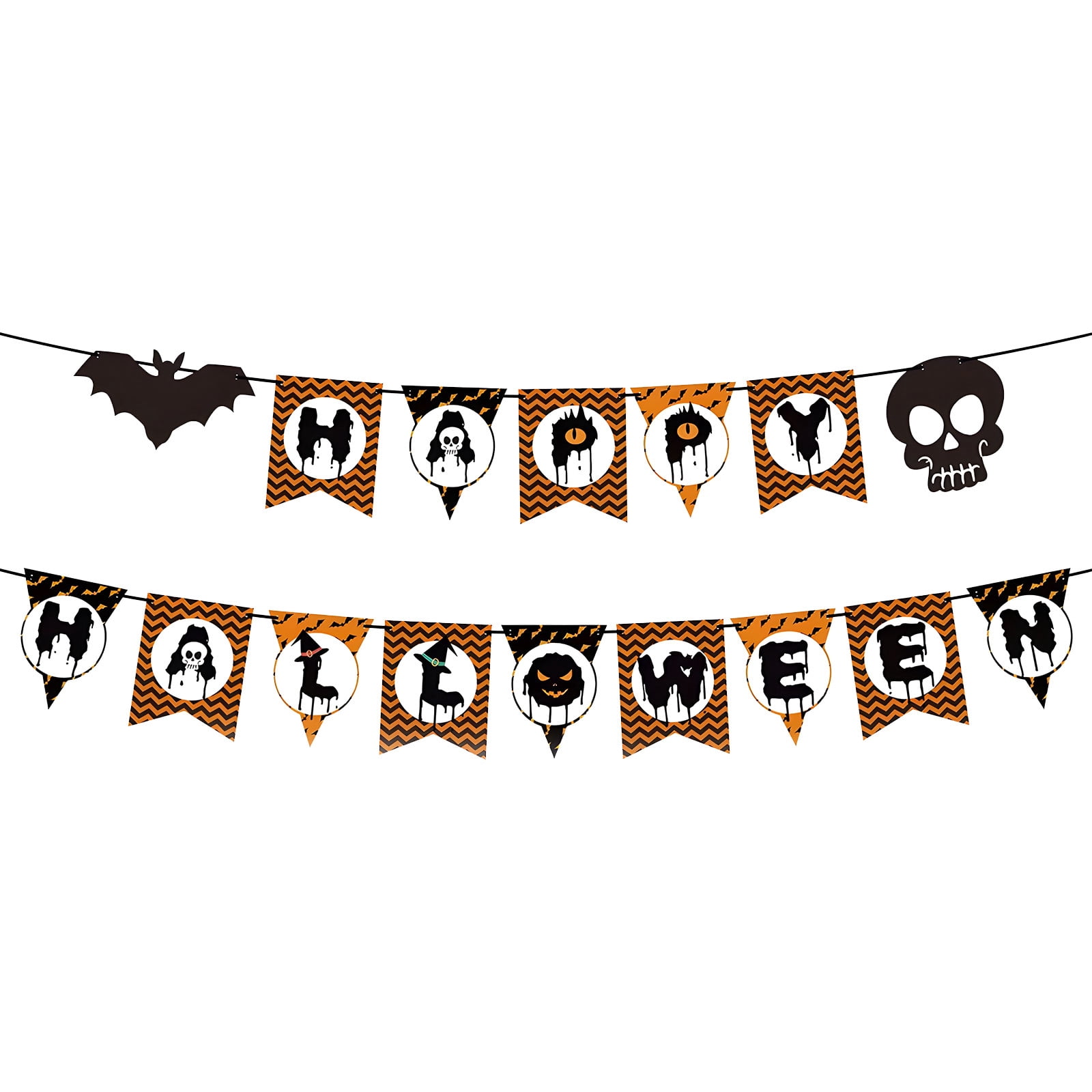 EUDIDV Creepy Props Halloween Theme Paper Holiday Decoration Holiday ...