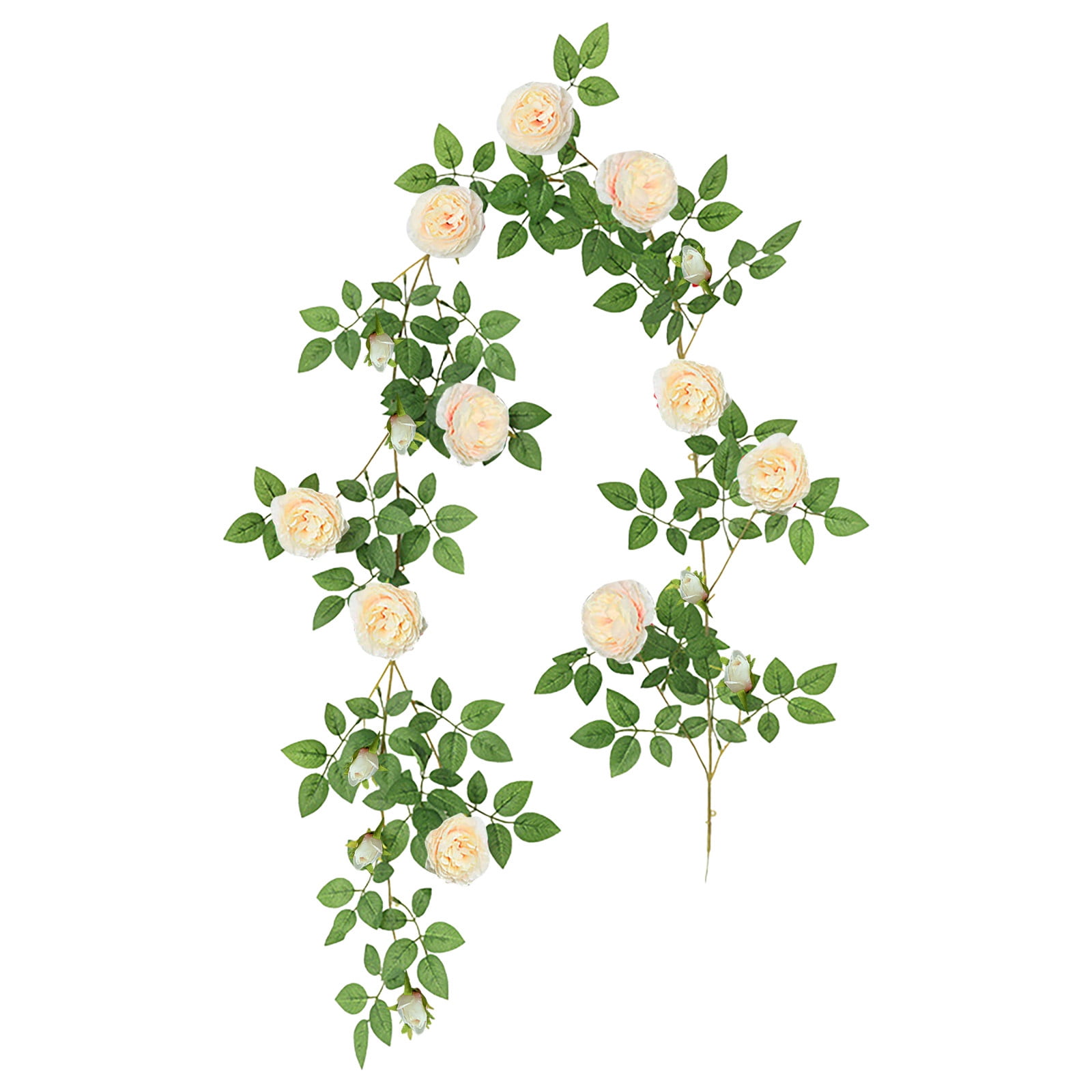 EUDIDV Decorative Faux Flowers Simulated Peony Flowers, Plastic ...