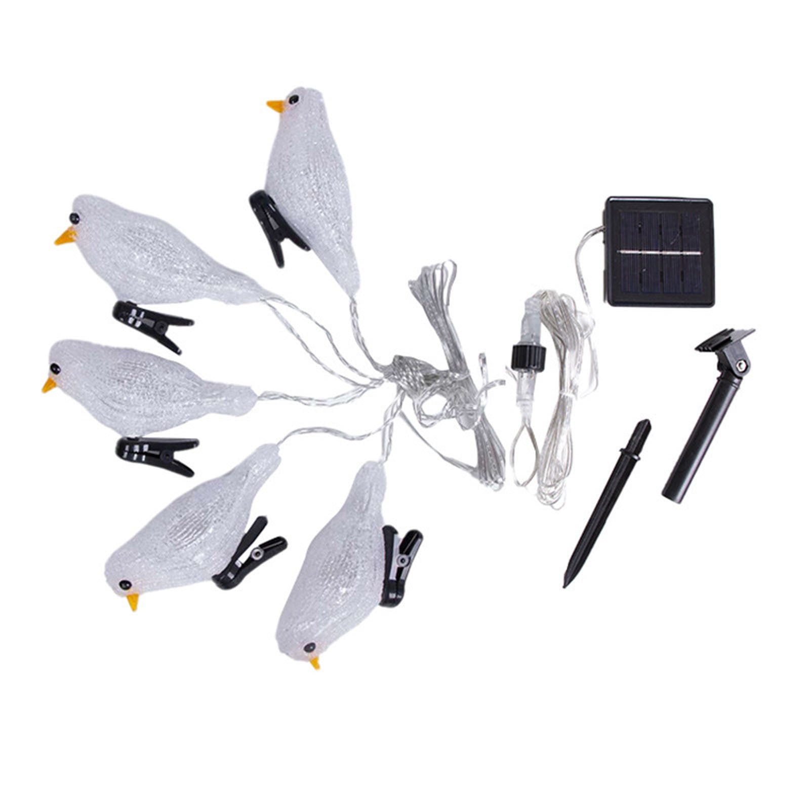 EUDIDV Decorative Home Light Solar LED Bird Light Garden Decorative ...