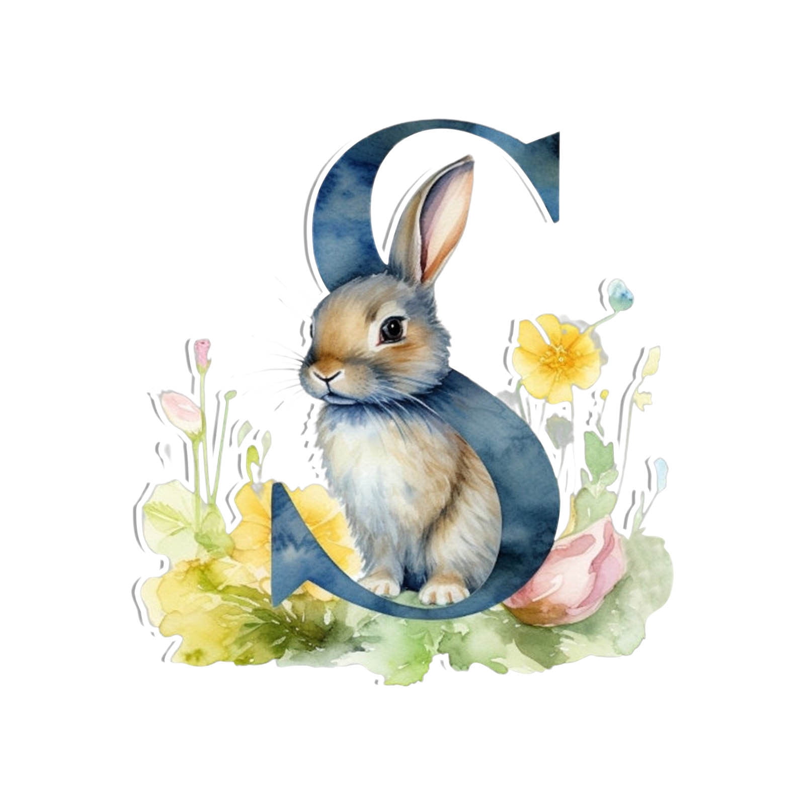 EUDIDV Easter Acrylic 26 Letter Pendant Home Acrylic Letter Decoration ...