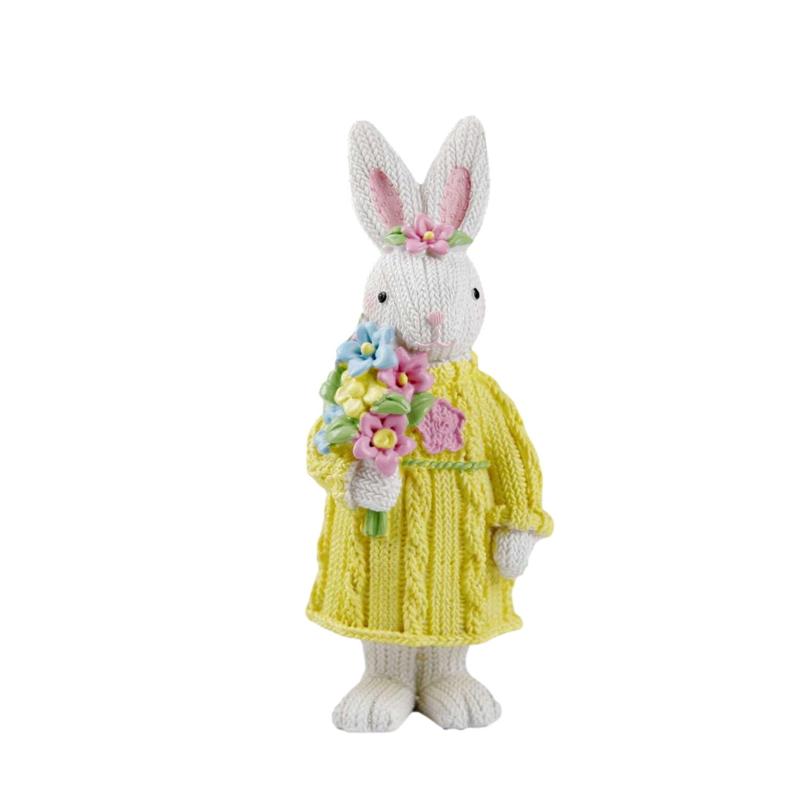 EUDIDV Easter Decor Easter Figurines Easter Eggs Bunny Gift Cute ...