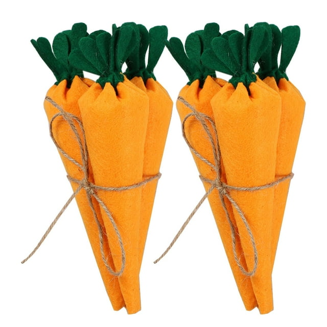 EUDIDV Easter Decorations Carrot Gift 6 Carrots Party Scene Decoration ...