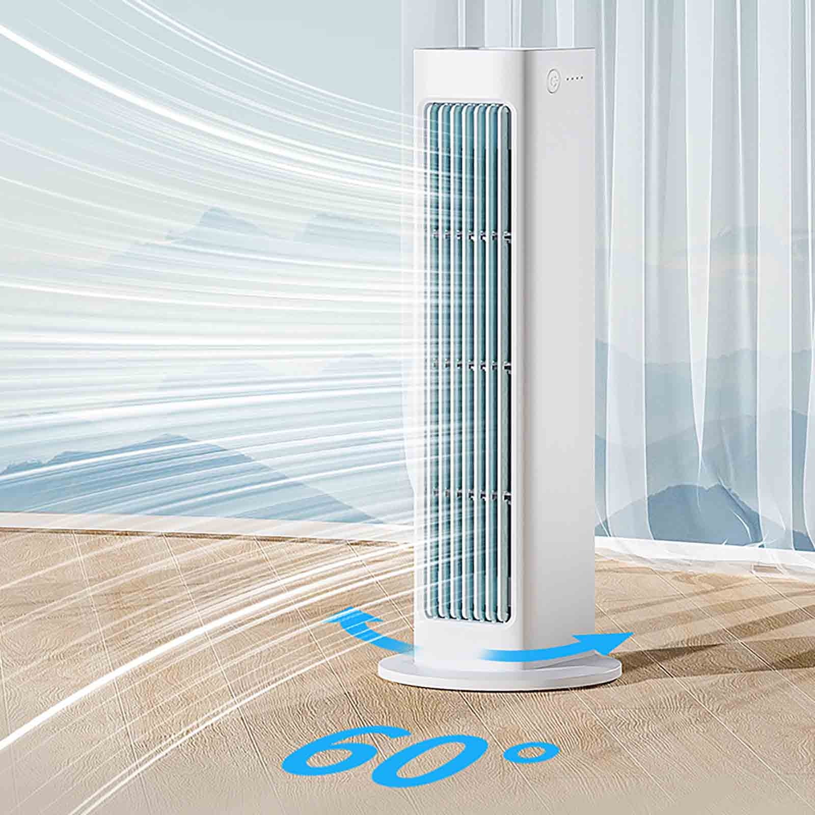 EUDIDV Evaporative Air Cooler Desktop Silent Fan Office USB Tower Fan ...