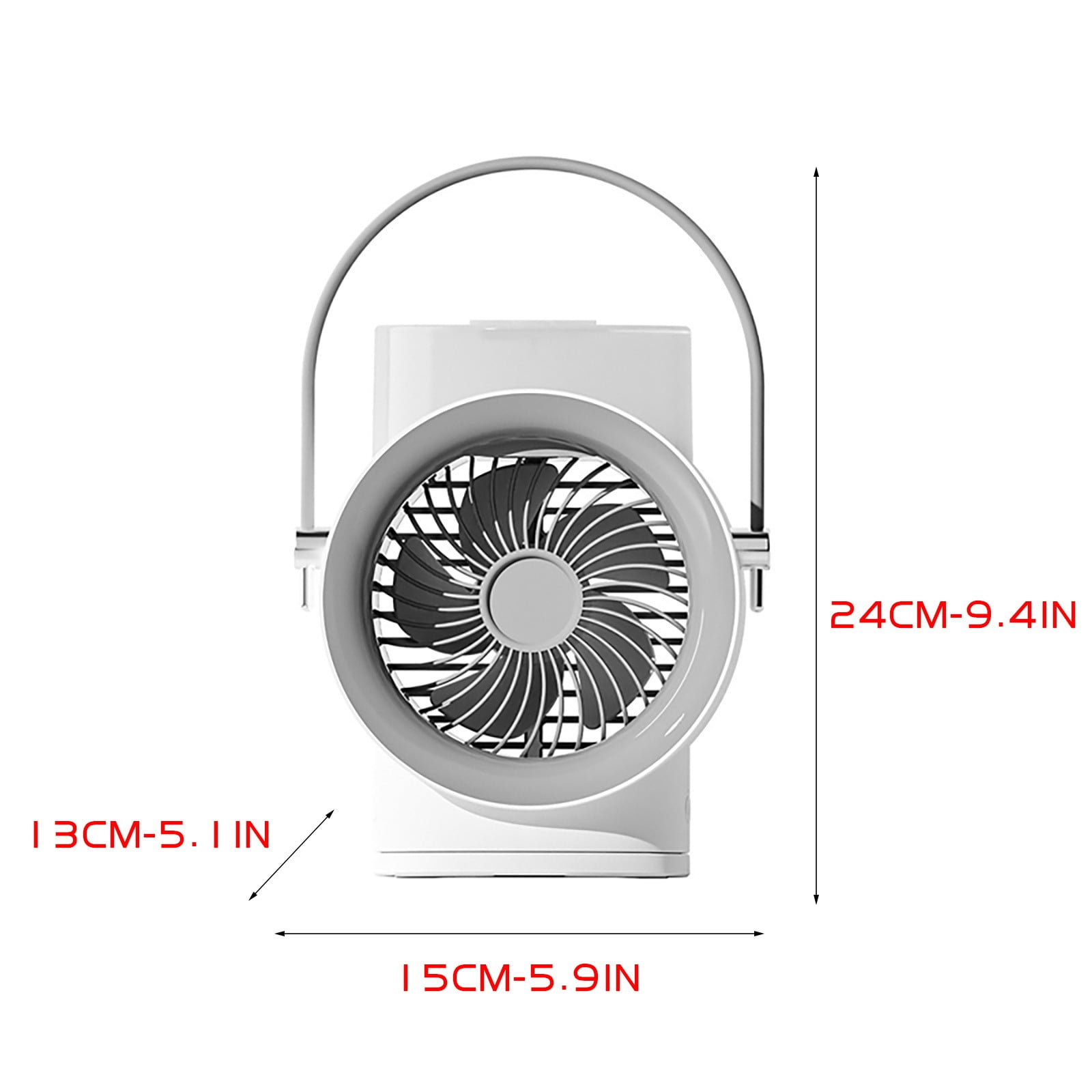 EUDIDV Evaporative Air Cooler USB Charging Fan Full Screen Feel Smart ...