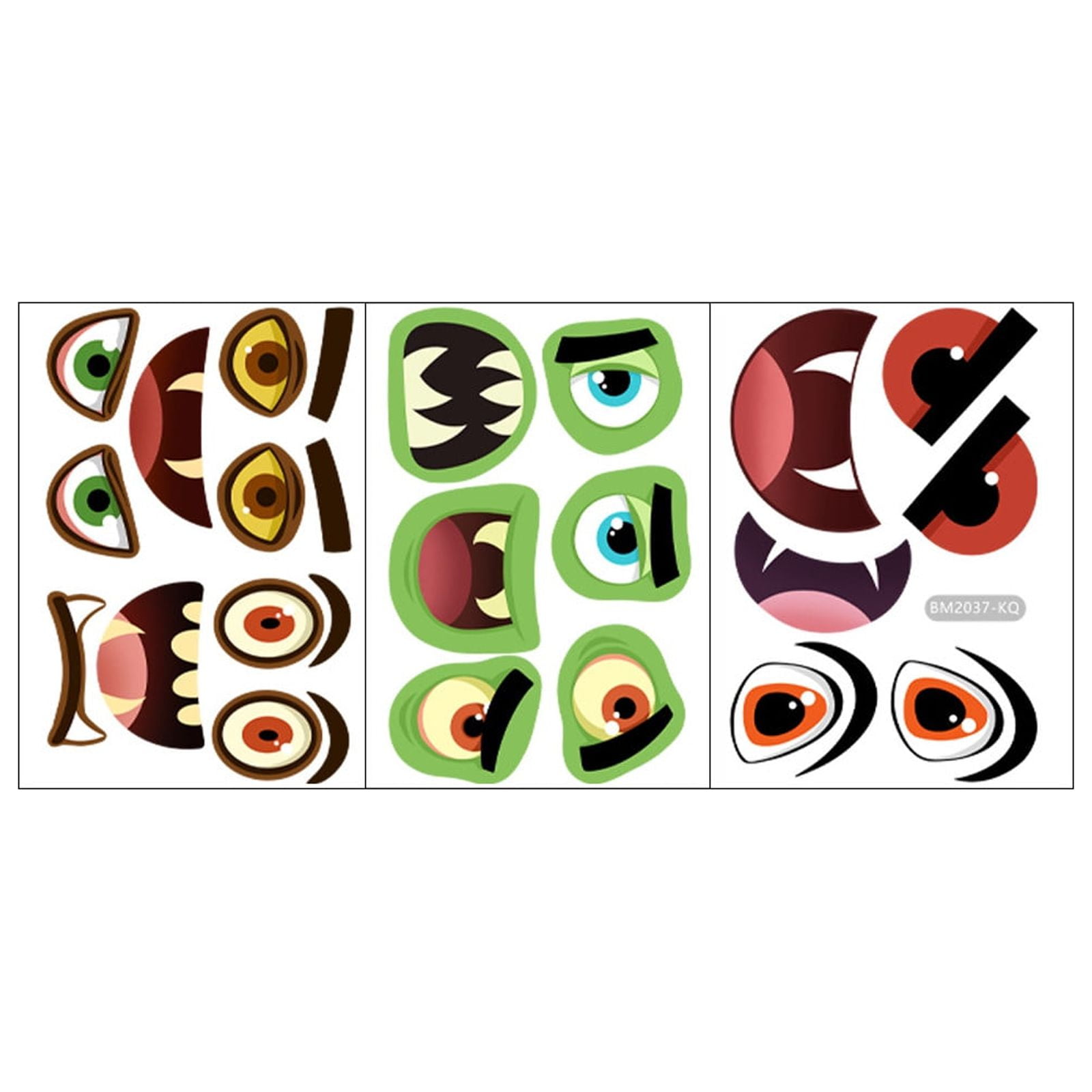 EUDIDV Halloween Decoration Stickers Halloween Decorative Stickers ...