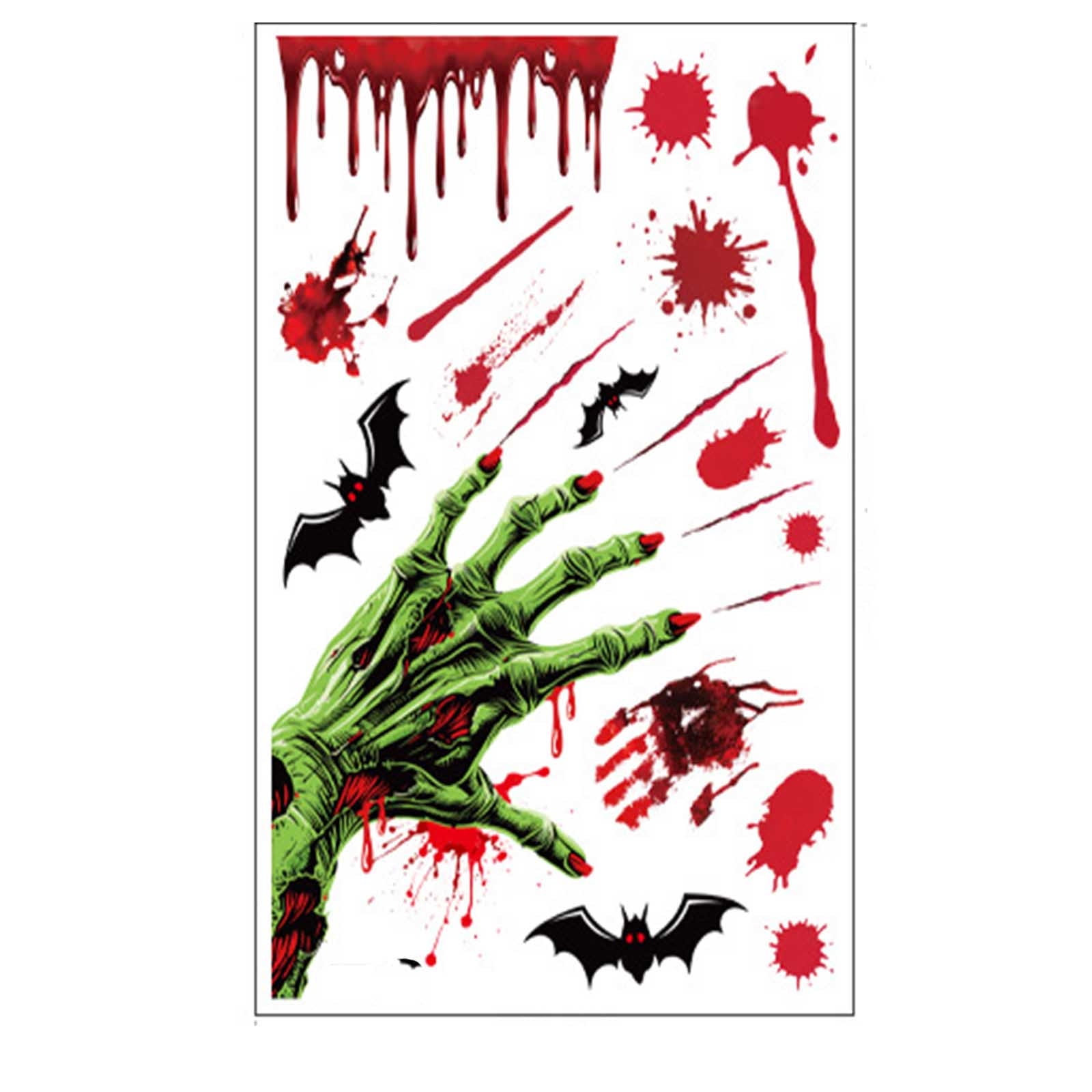 EUDIDV Halloween Decoration Stickers Halloween Stickers Wall Stickers ...
