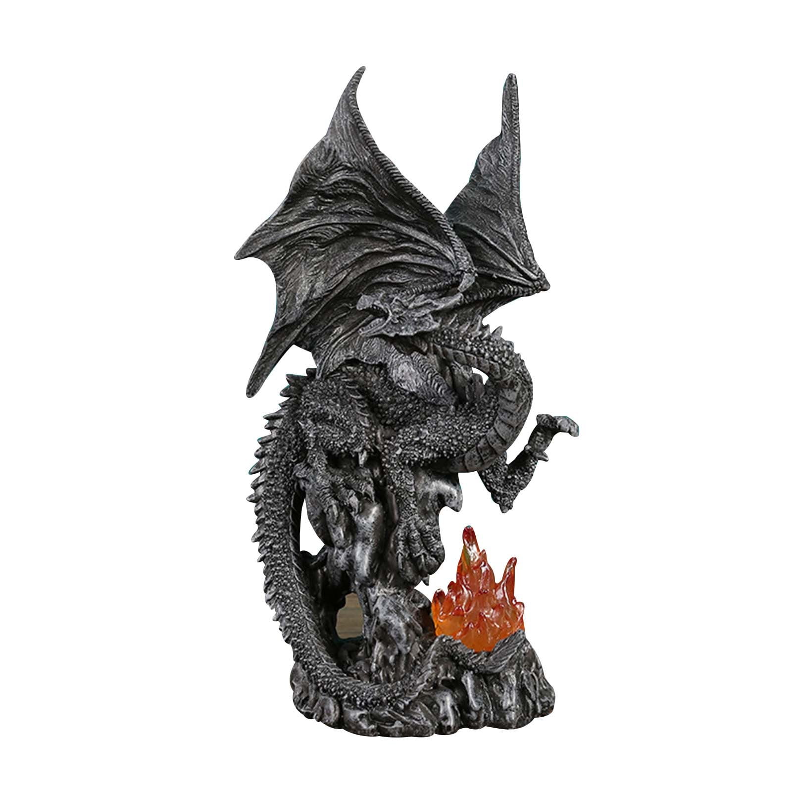 EUDIDV Halloween Figurines Halloween Wing Dragon Desktop Resin ...