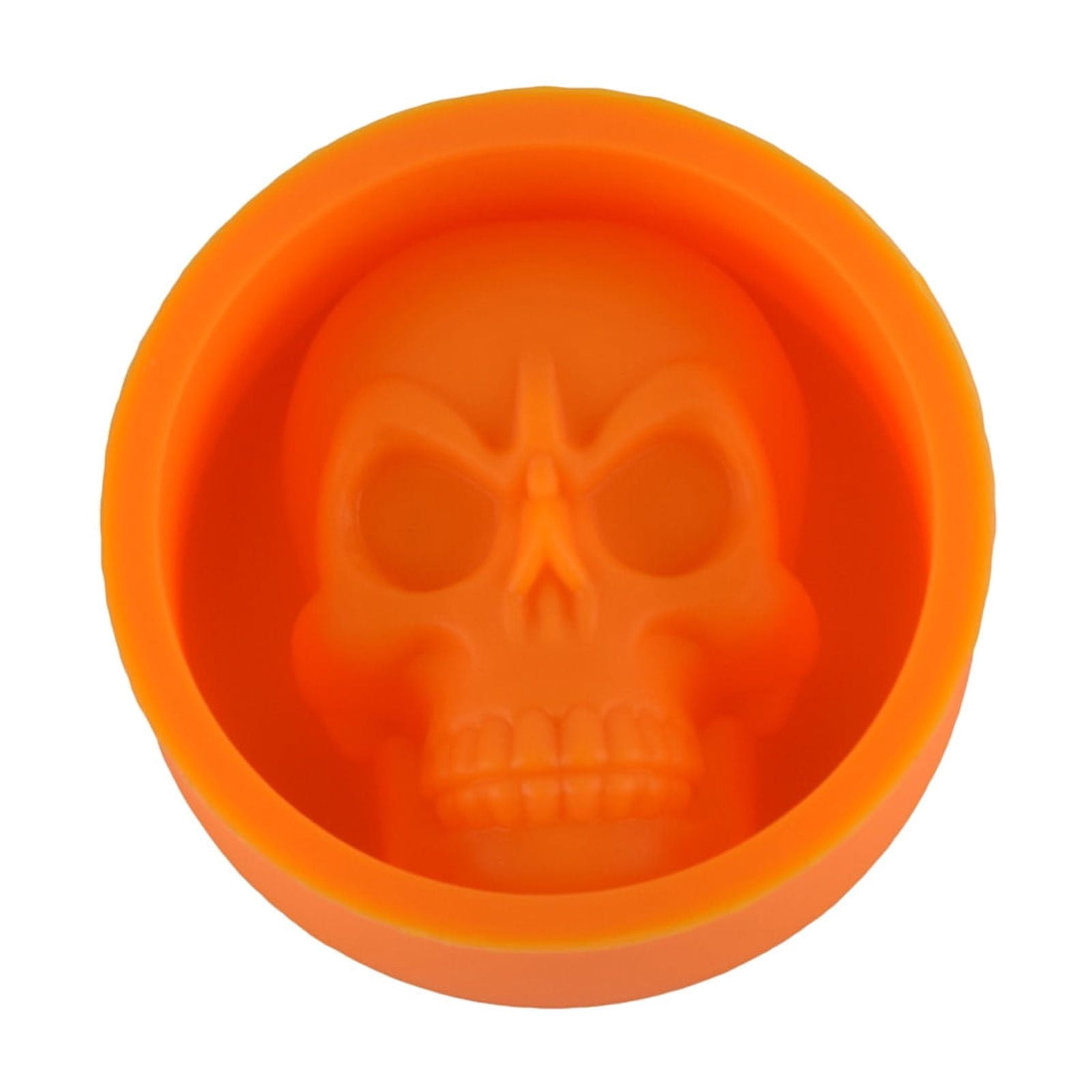EUDIDV Halloween Ornaments Three-dimensional Skull Silicone Muffin Cup ...
