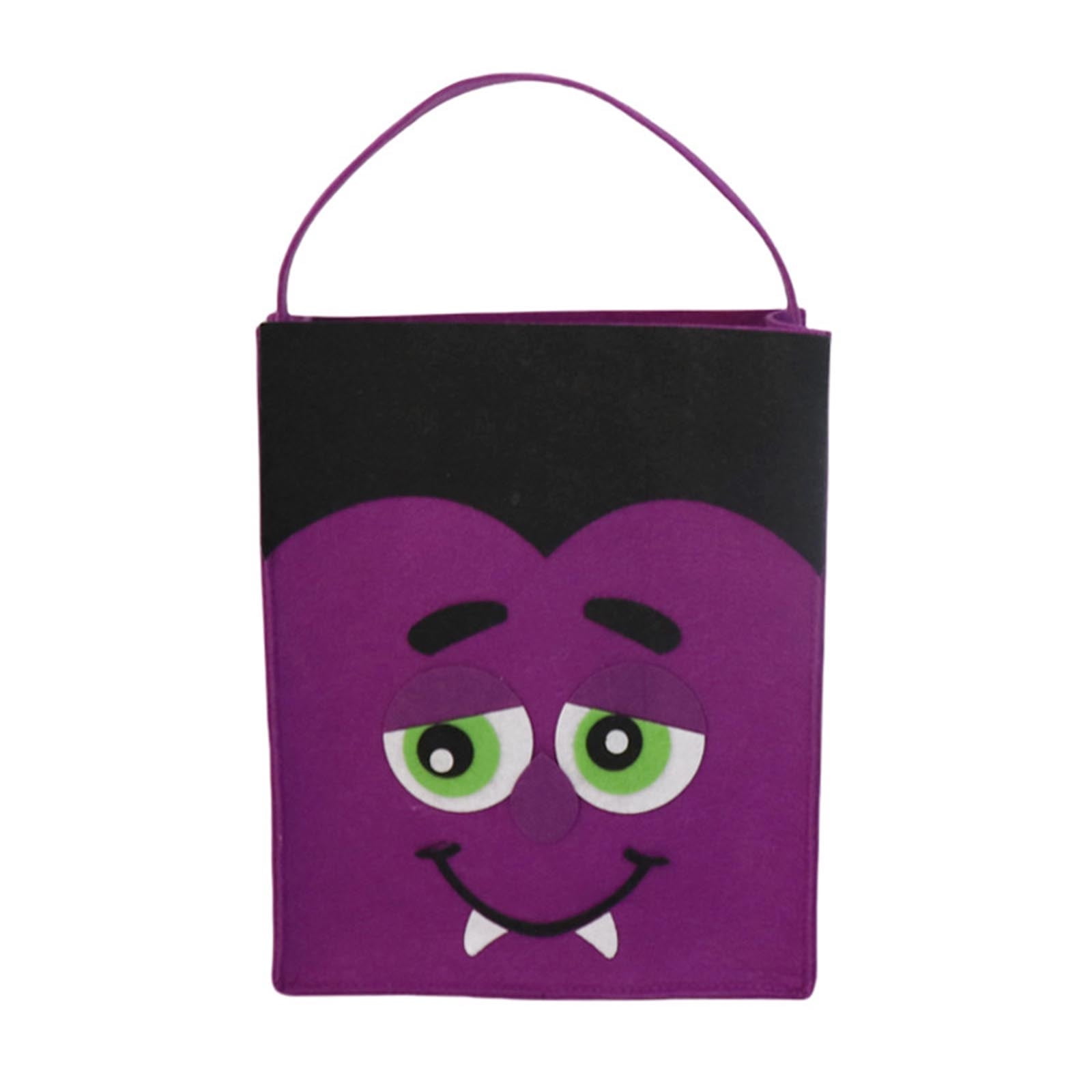 EUDIDV Halloween Treat Bag Halloween Candy Handbag Bag Border Funny ...