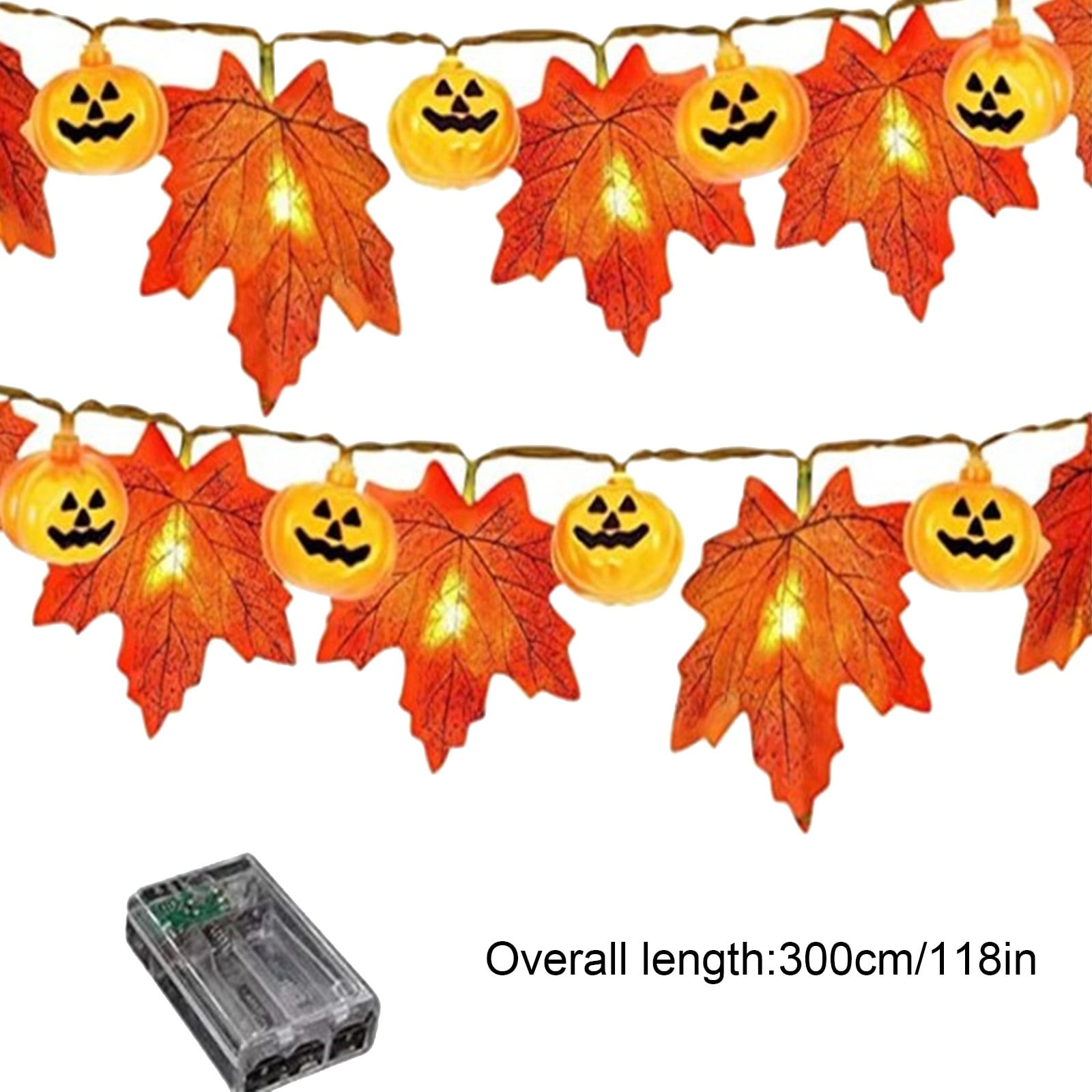 EUDIDV Halloween lights Ghost Decorative Lights LED Light String With ...