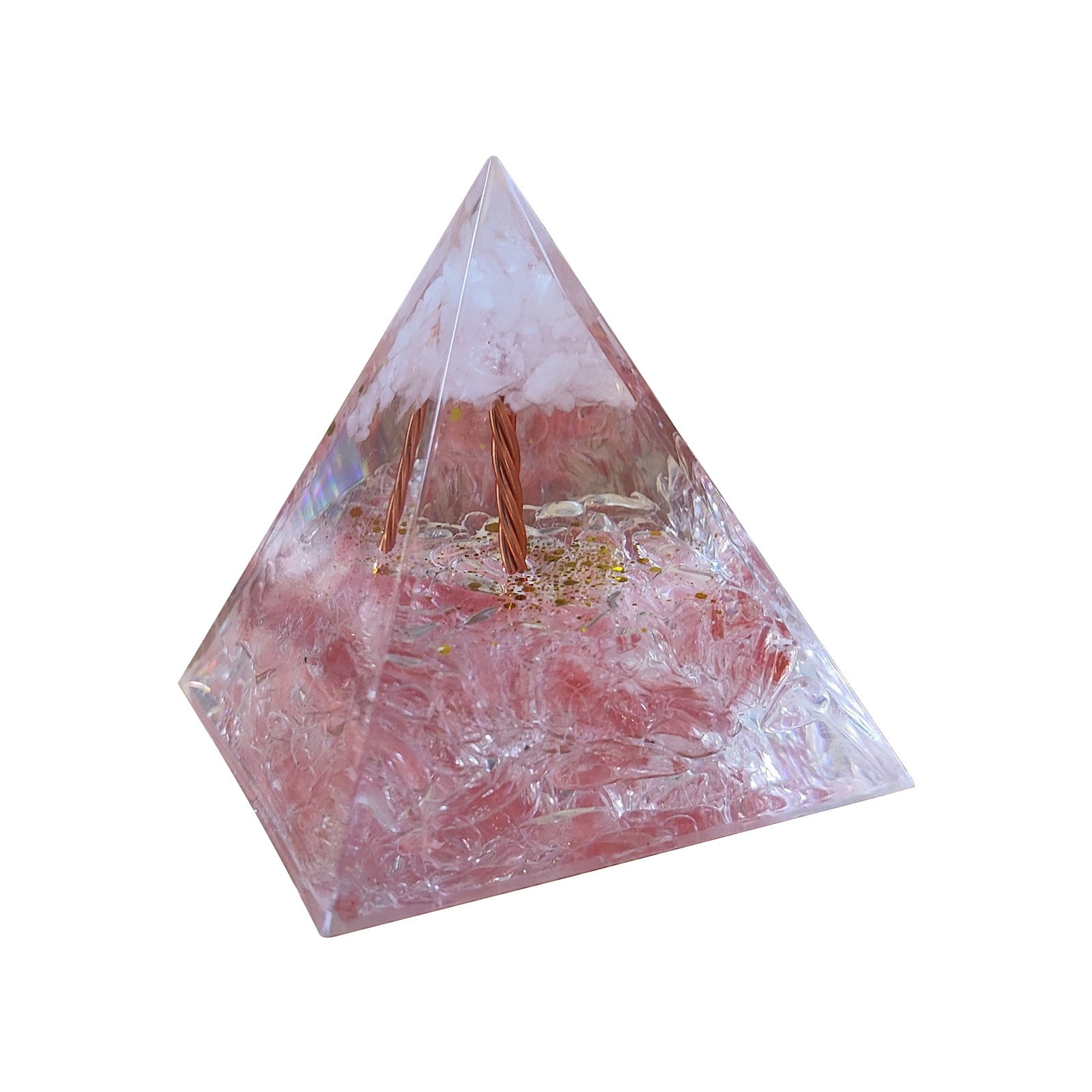 EUDIDV Home Decor Items Natural Crystal Quartz Chip Decorative Resin ...