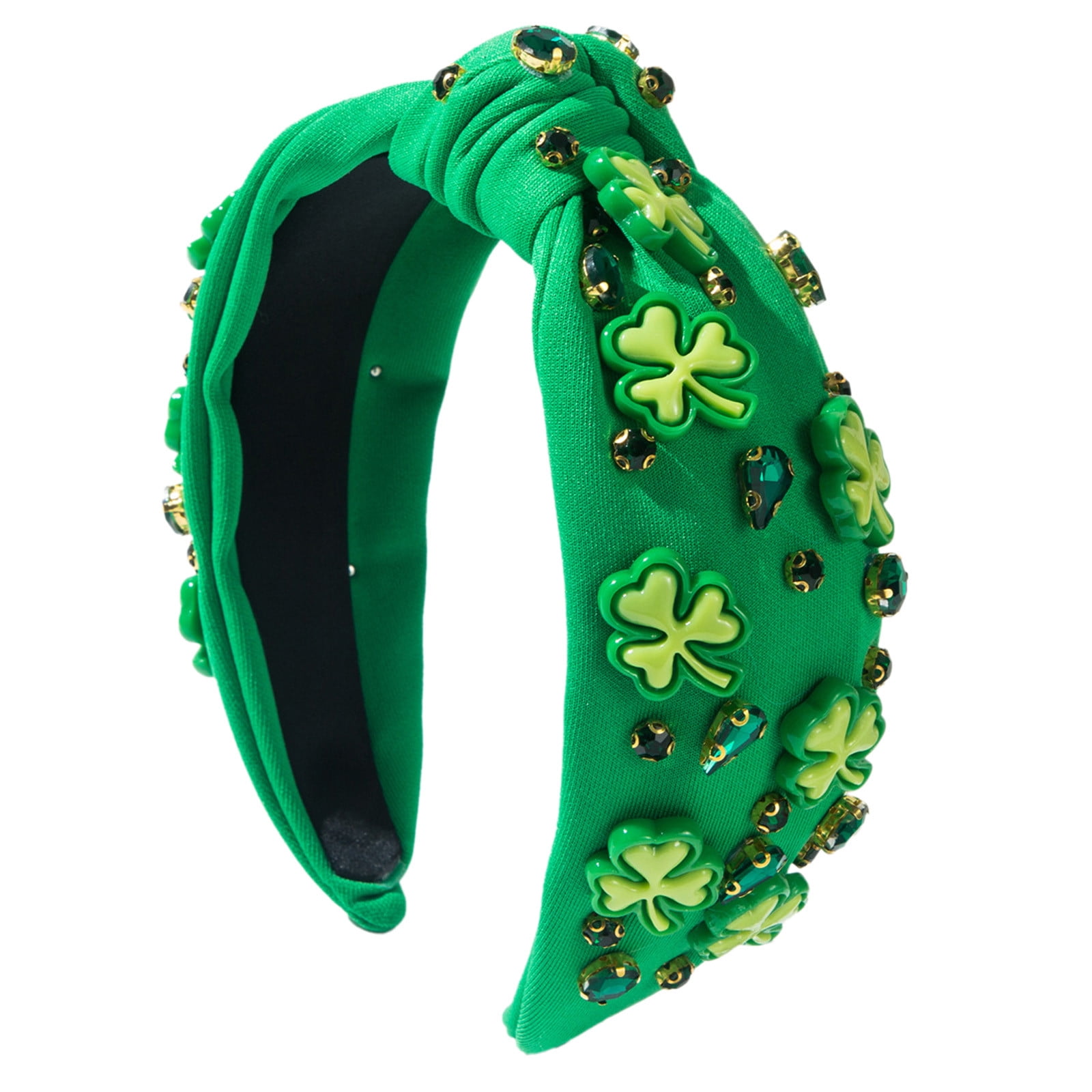 EUDIDV Irish Day Irish Green Hat Headband St. Patrick's Day Diamond ...