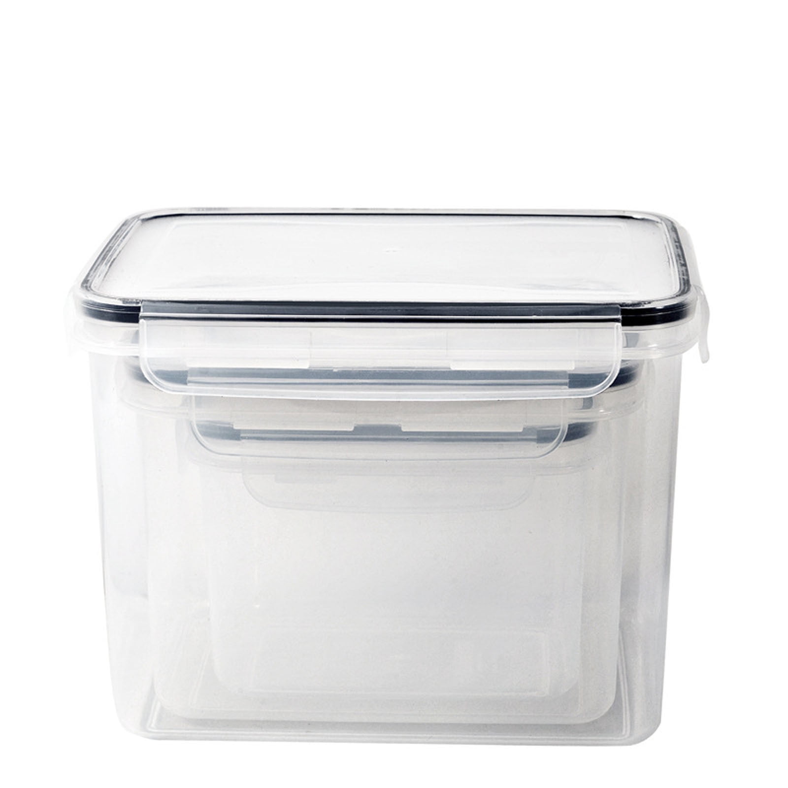 EUDIDV Leakproof Single Transparent Plastic Storage Tank Vacuum Proof ...