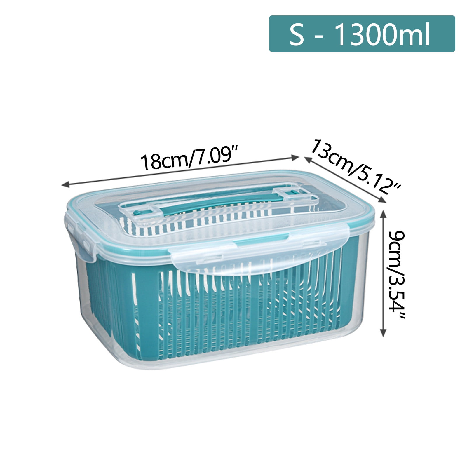 EUDIDV Lunch Box Containers 1 Pcs Fruit Vegetable Storage Containers ...