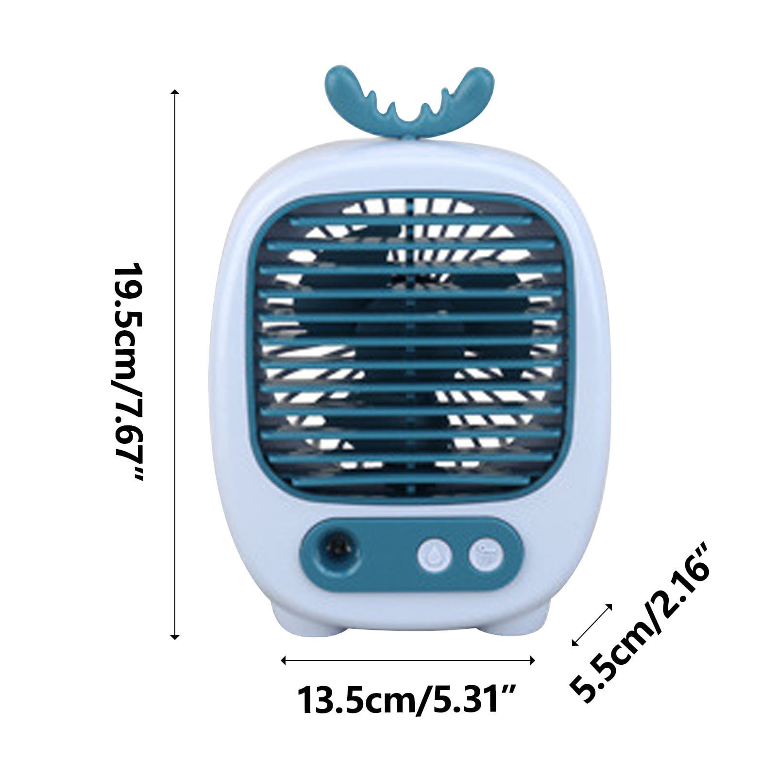 EUDIDV Portable Fan Kids Portable Aired Conditioner Fan Rechargeable ...