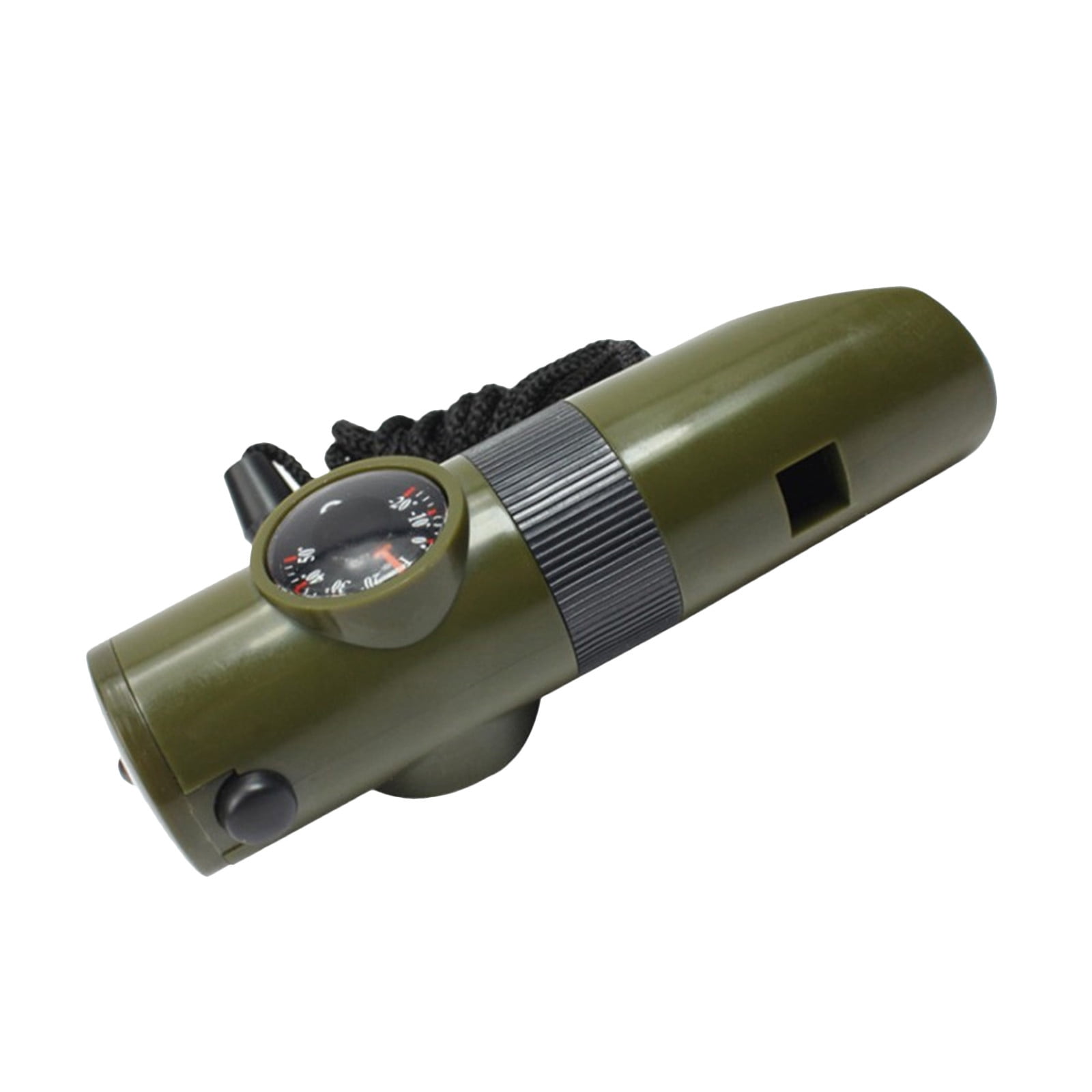 EUDIDV Portable Flashlight 7 In 1 Survival Bushcraft Trekking Whistle ...