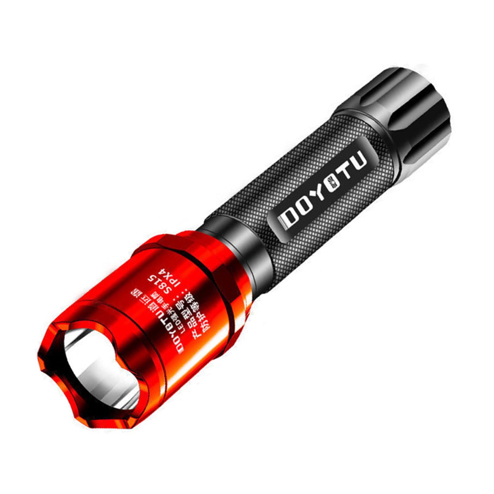 EUDIDV Portable Flashlight Outdoor Bright Torch, Rose Head Heat Sink ...