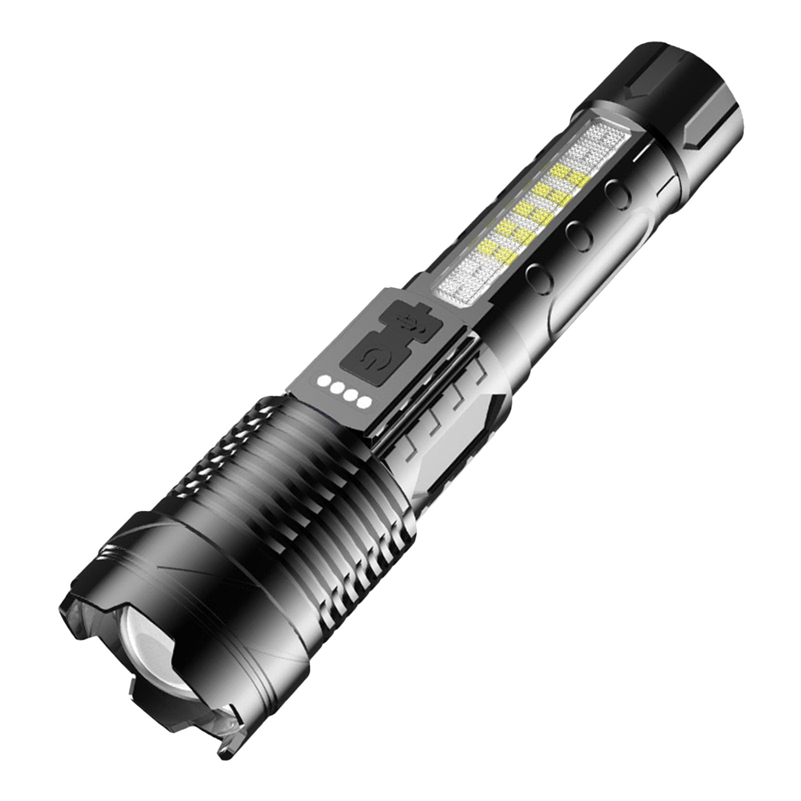 EUDIDV Portable Flashlight White Light Yellow Light Telescopic Strong ...
