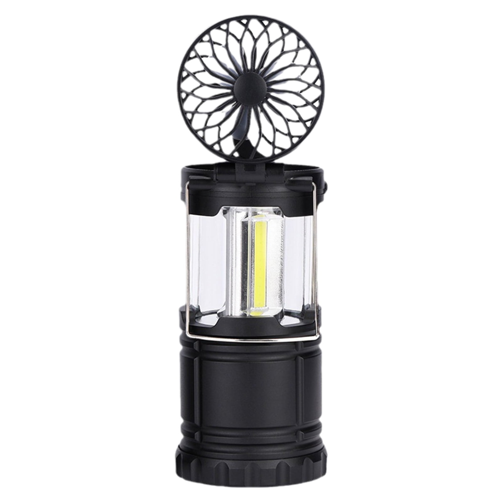 EUDIDV Portable Lighted Fans Camping Lantern LED Camping Light Foldable ...